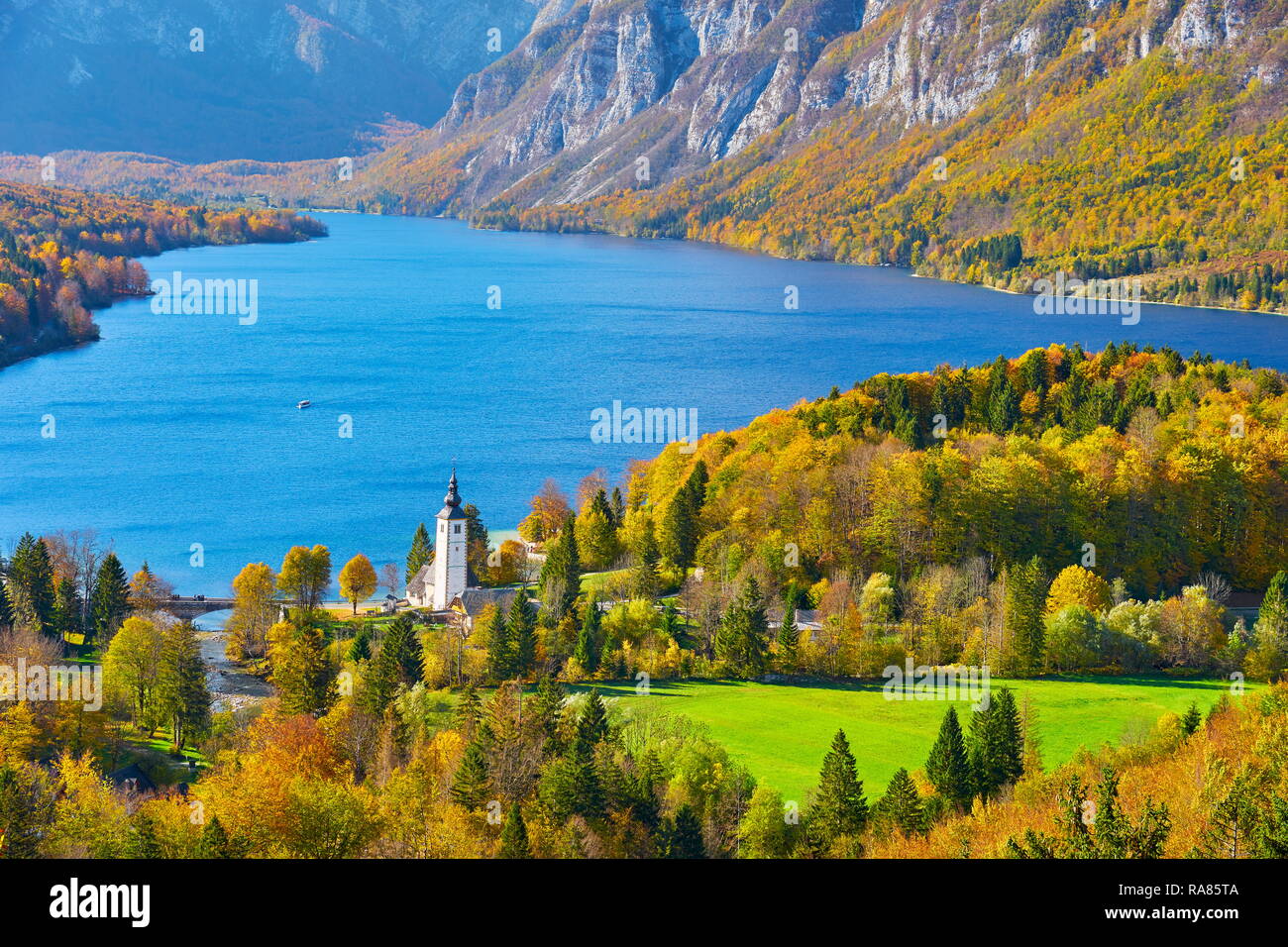 Bohinj Lake, Julian Alps, Slovenia Stock Photo - Alamy