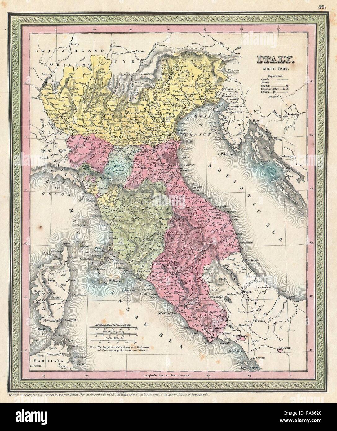 Tuscany Map High Resolution Stock Photography and Images - Alamy