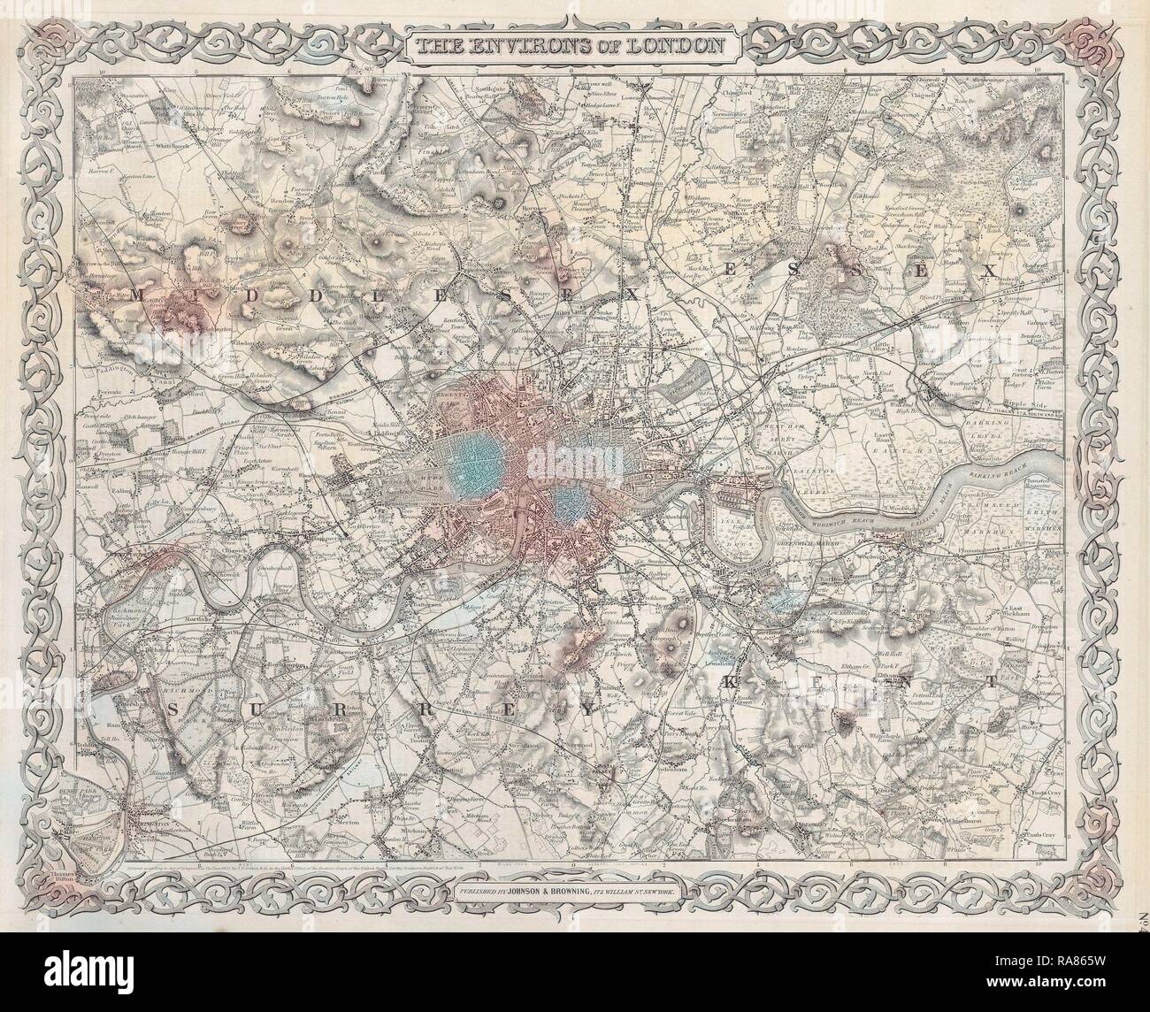 Colton map of london hi-res stock photography and images - Alamy