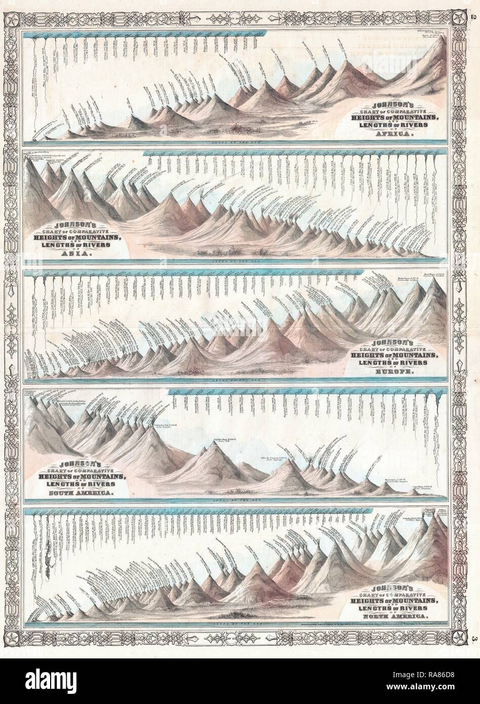 Johnsons map of the world hi-res stock photography and images - Alamy