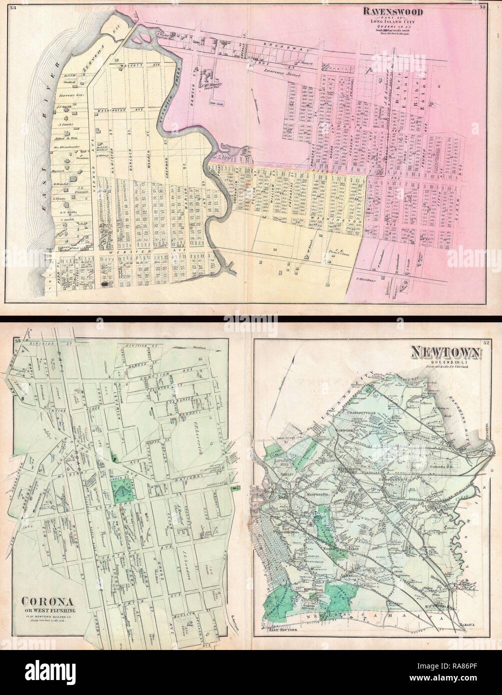 Map of ravenswood hi-res stock photography and images - Alamy