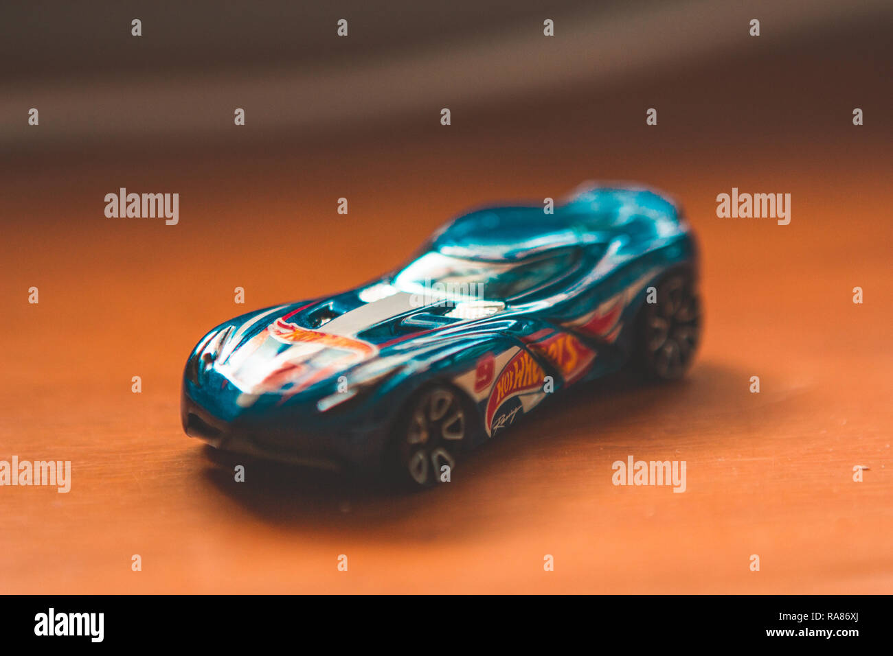 Hotwheels racing car Stock Photo - Alamy