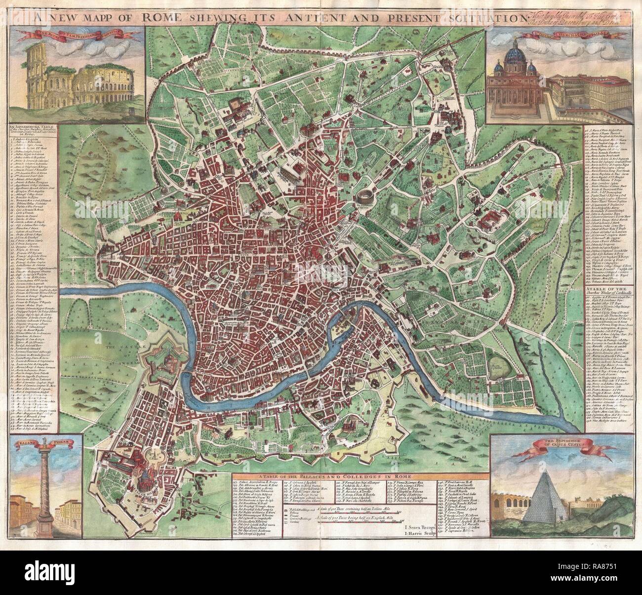 Map Of Modern Rome
