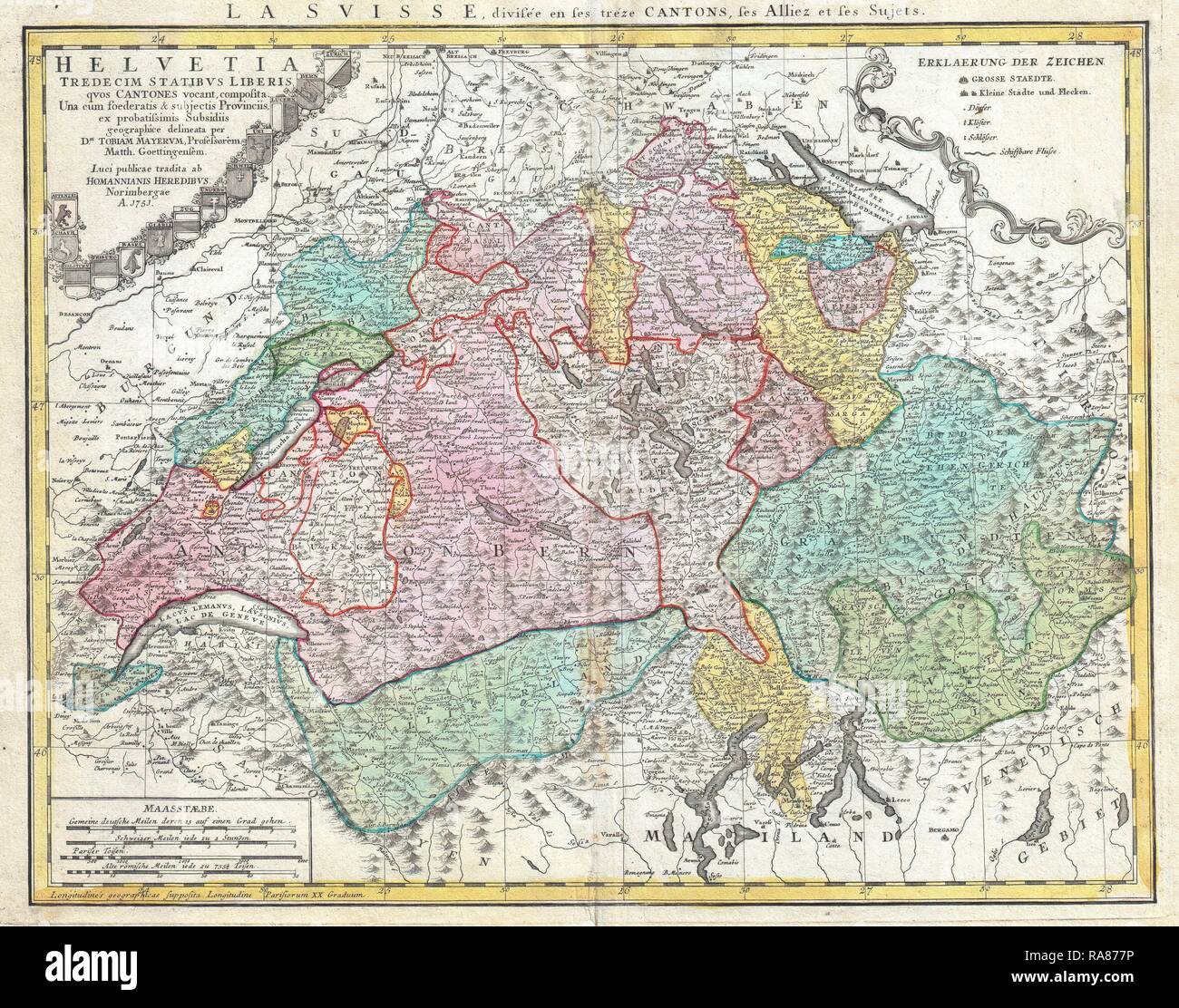 1752 world map hi-res stock photography and images - Alamy