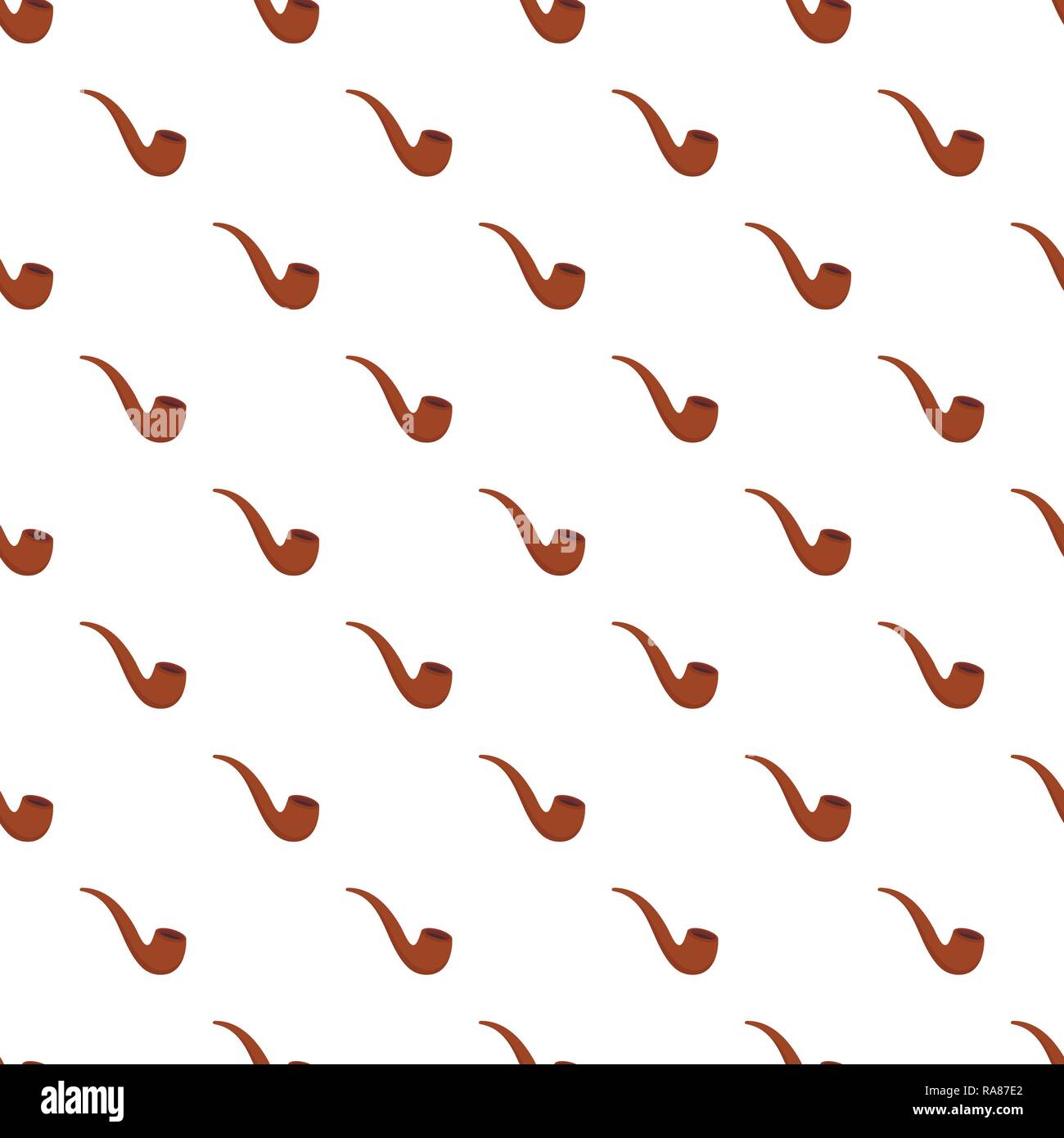 Smoking pipe pattern seamless vector repeat for any web design Stock ...