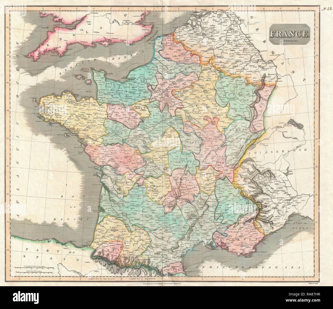 Map of thomson hi-res stock photography and images - Alamy