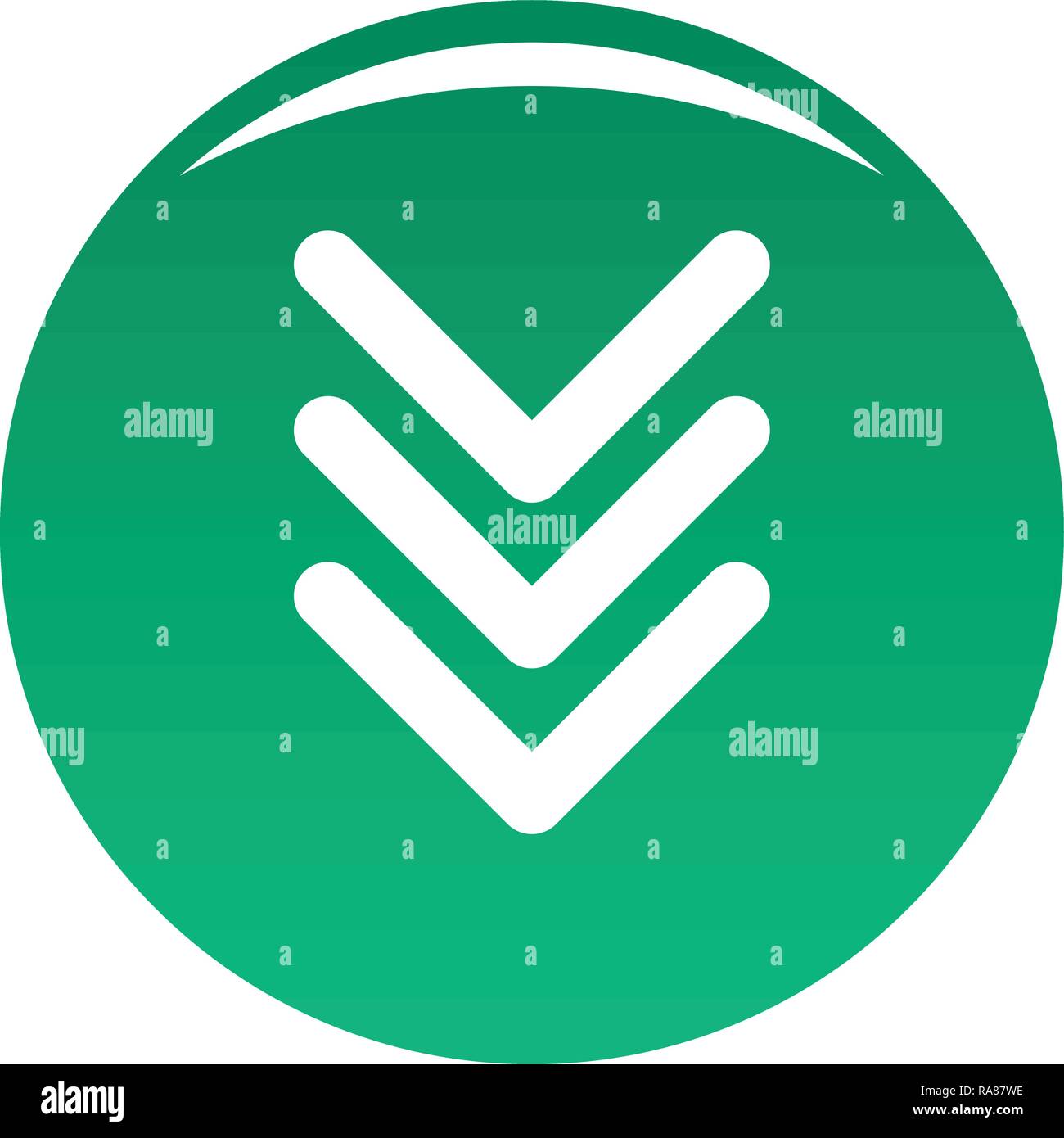 Pointing arrow icon. Simple illustration of pointing arrow vector icon ...