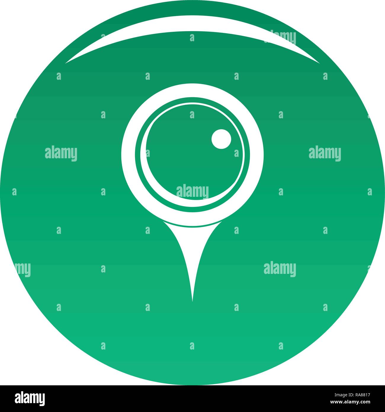 Locate pin icon. Simple illustration of locate pin vector icon for any ...