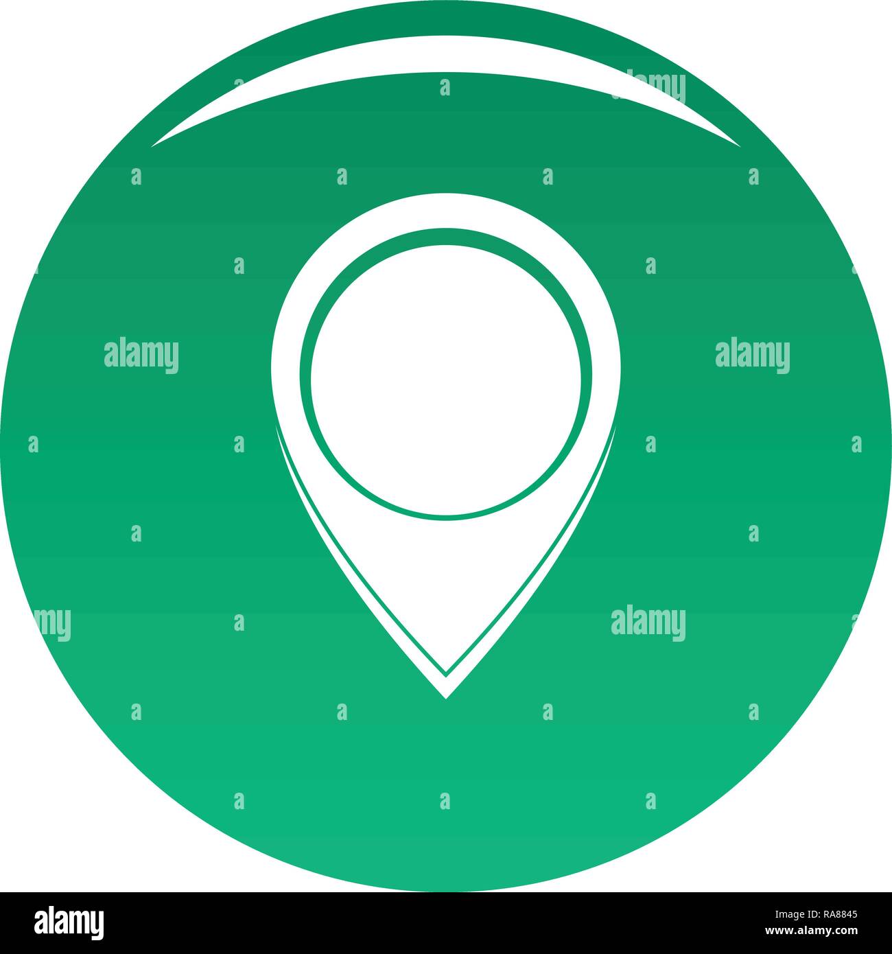 Navigation mark icon. Simple illustration of navigation mark vector ...