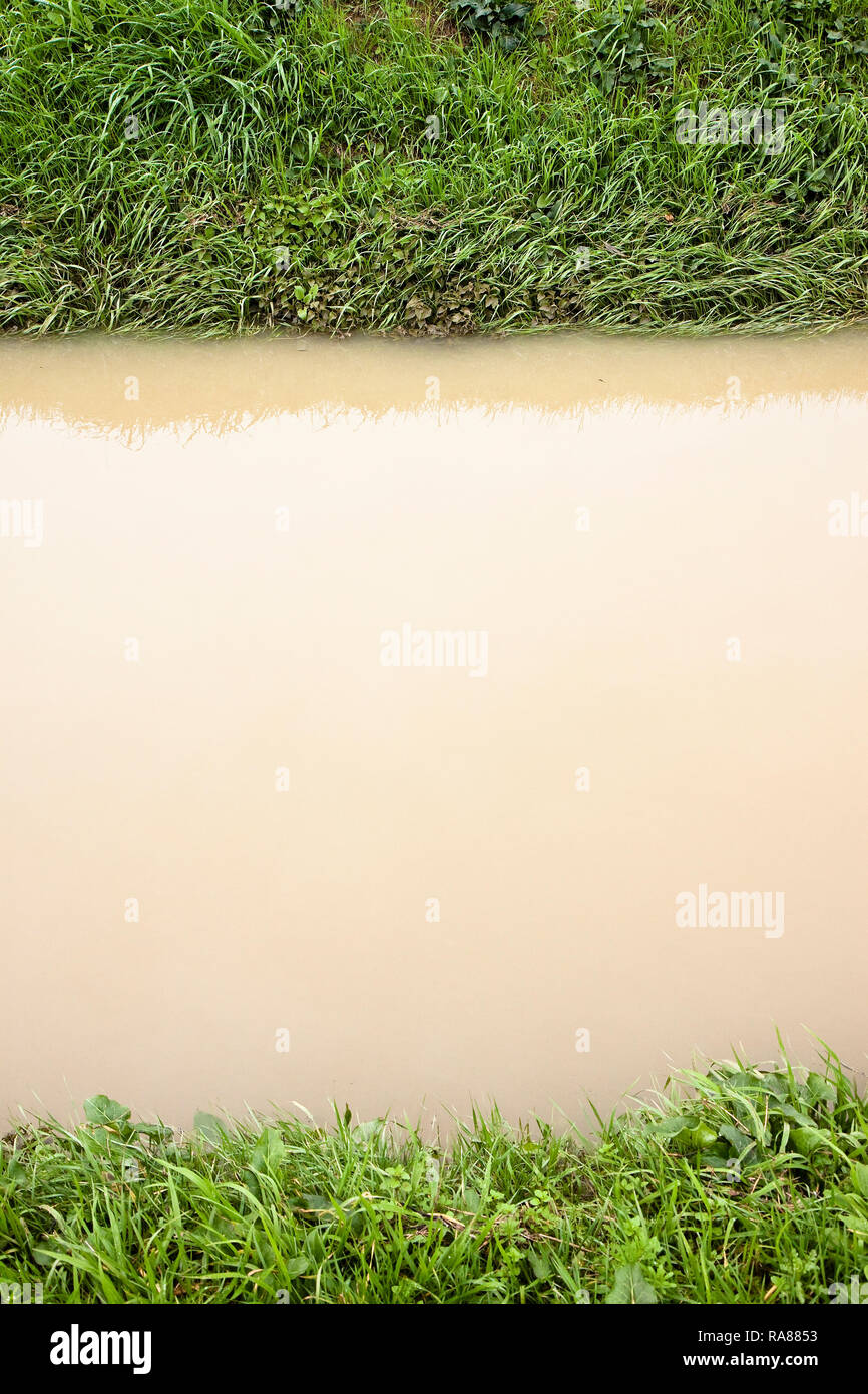 Water flooding irrigation ditch hi-res stock photography and images - Alamy