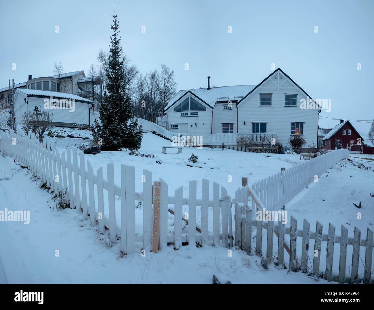Kirkenes norway fence hi-res stock photography and images - Alamy