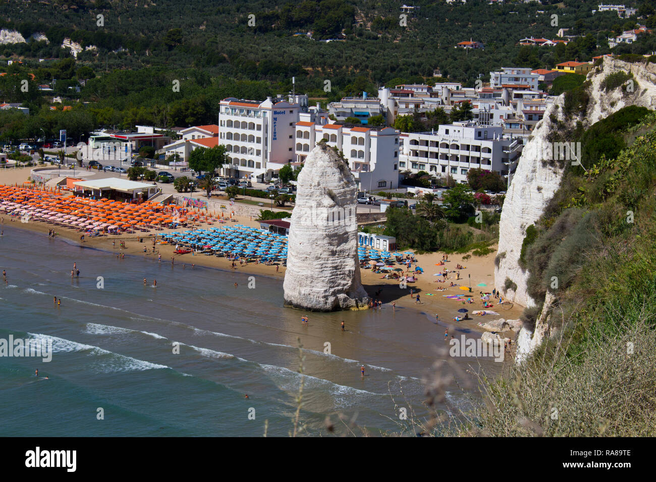 It is the most famous beach of Vieste. It takes the name Pizzomunno ...