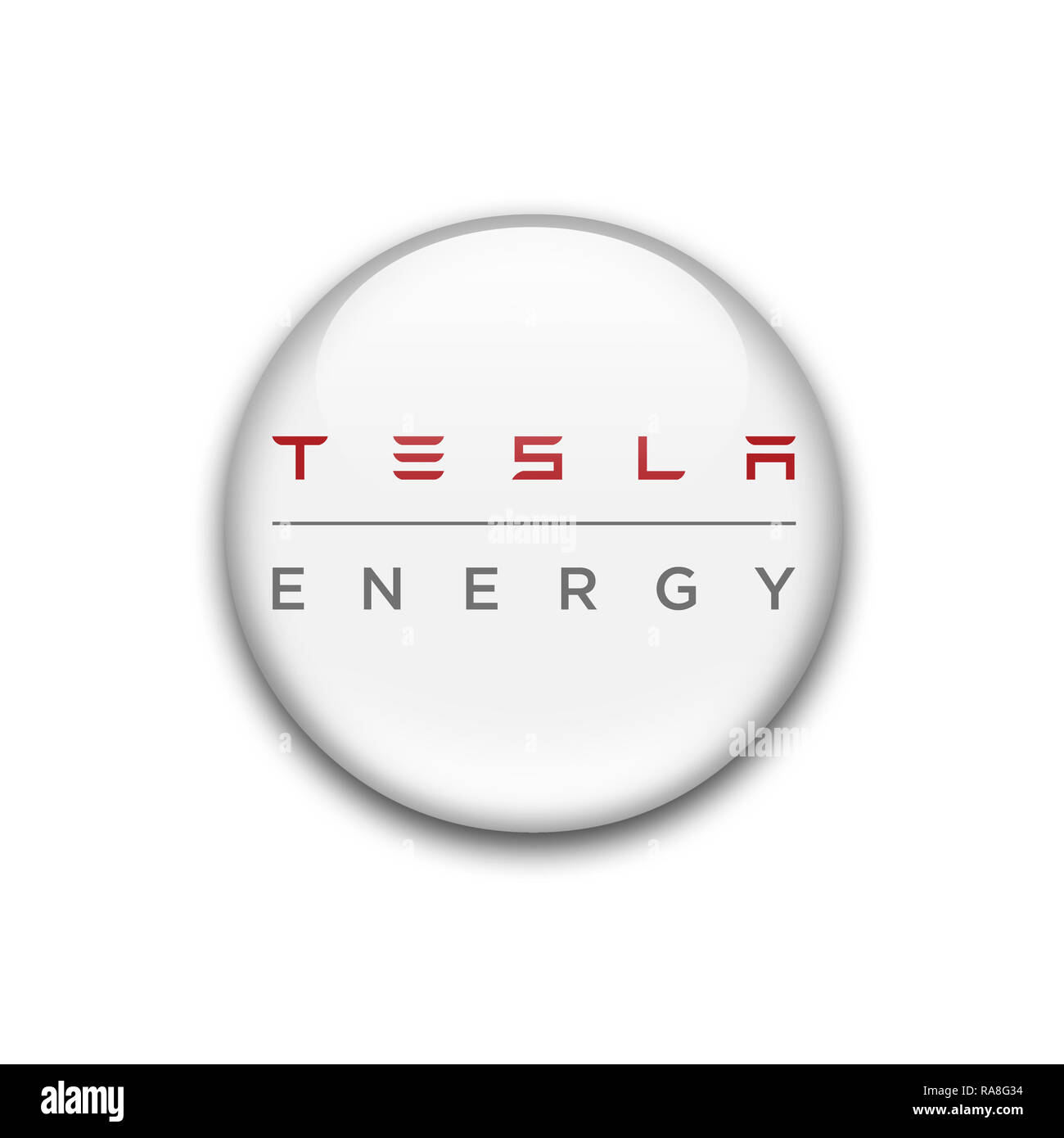 Tesla sign Cut Out Stock Images & Pictures - Alamy
