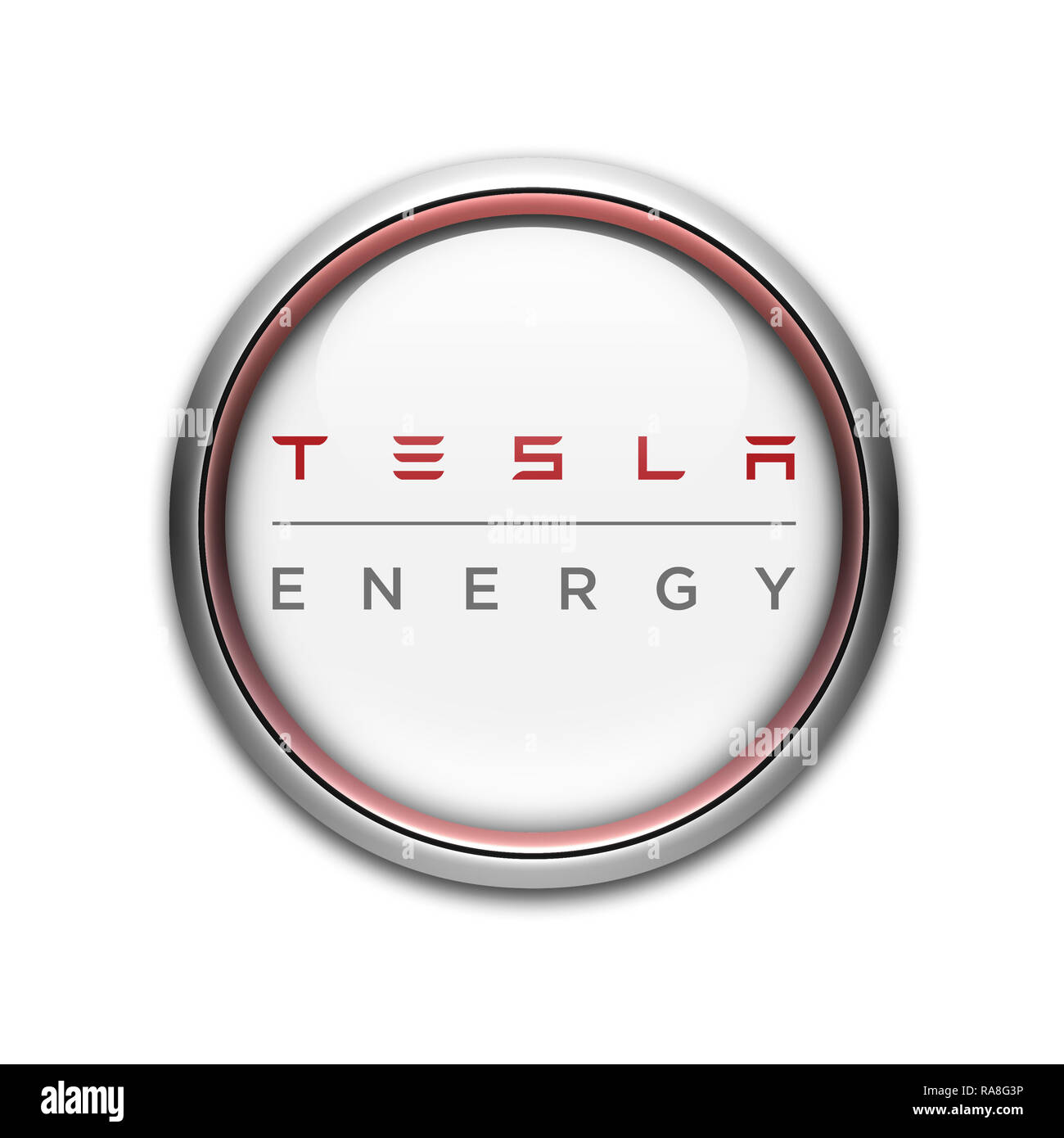 Tesla logo Cut Out Stock Images & Pictures - Alamy