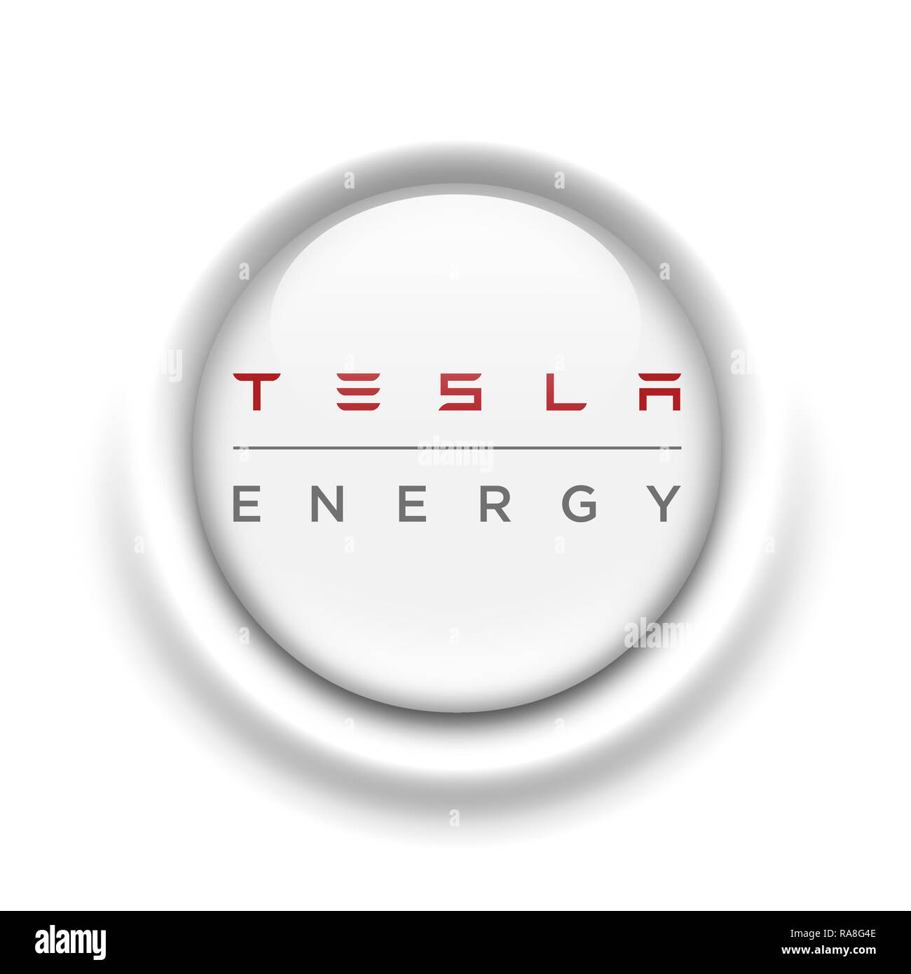 Tesla Logo High Resolution Stock Photography and Images - Alamy