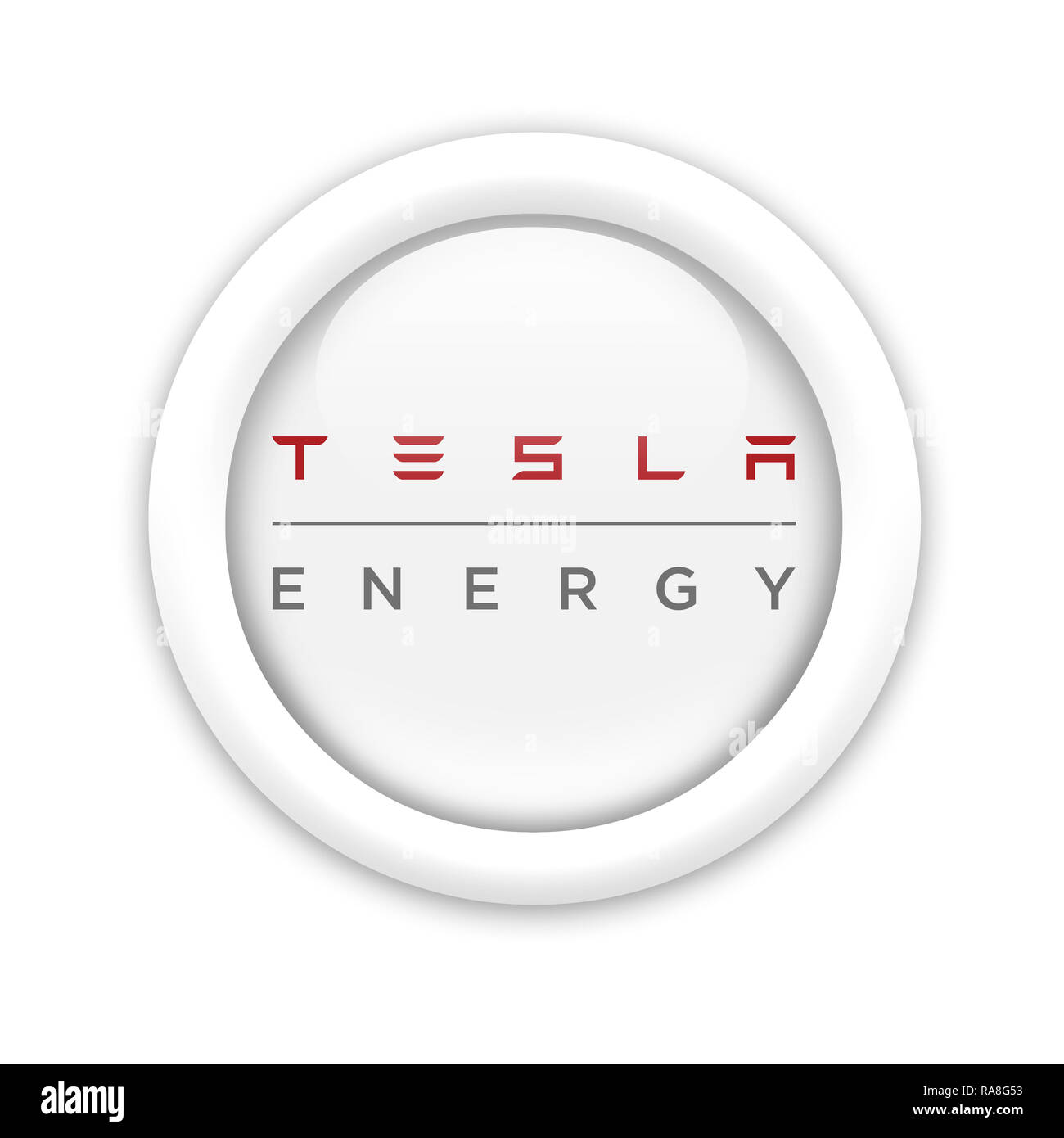 Tesla logo Cut Out Stock Images & Pictures - Alamy