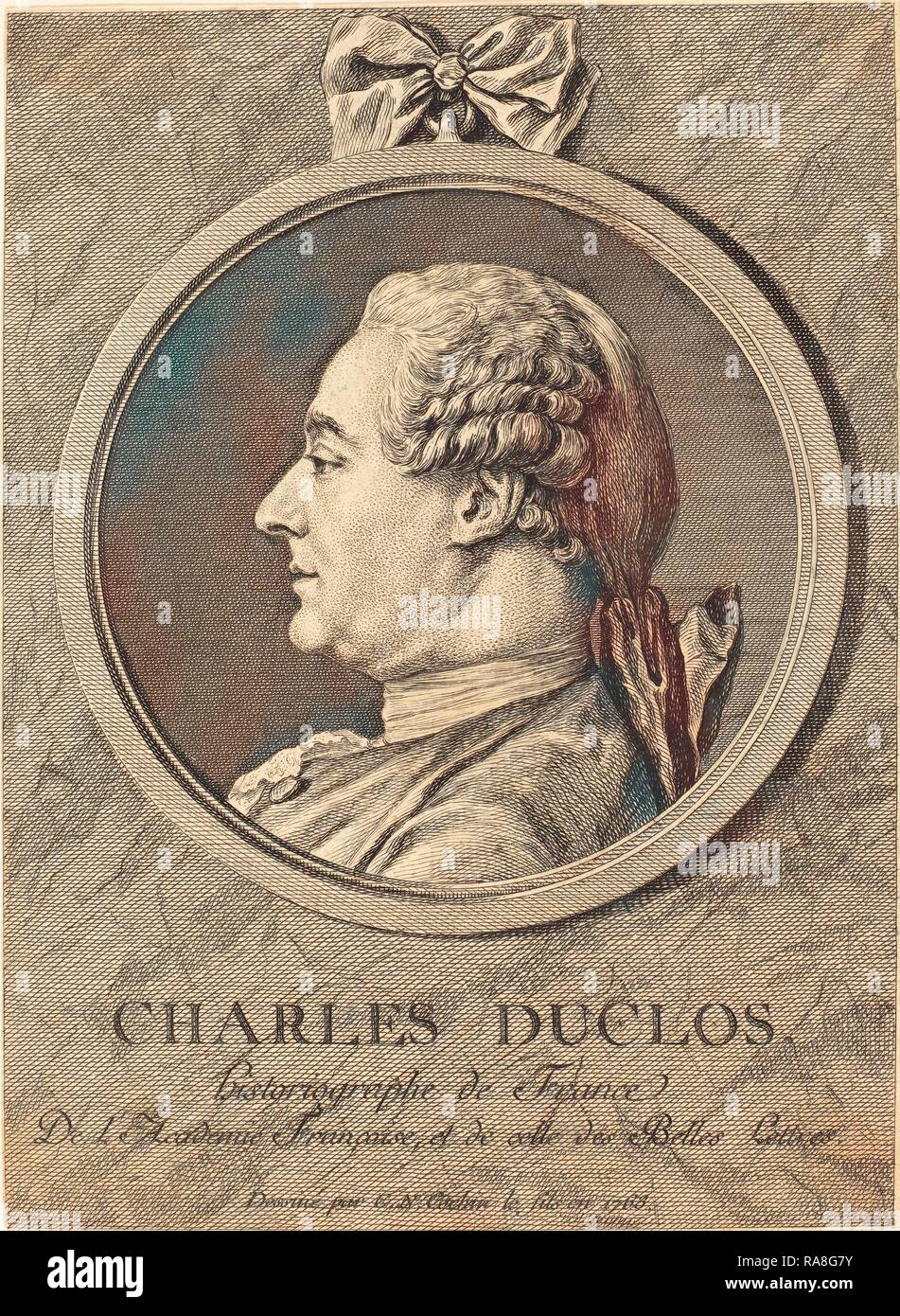 Charles-Nicolas Cochin II (French, 1715 - 1790), Charles Duclos, 1763 ...