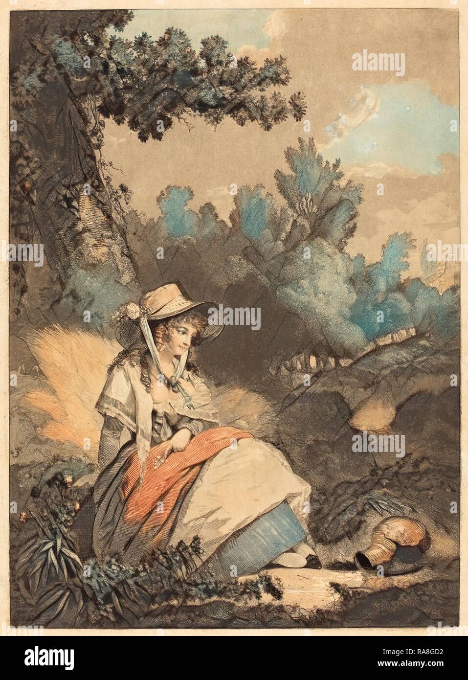 Philibert-Louis Debucourt (French, 1755 - 1832), Pauvre Annette, 1795 ...