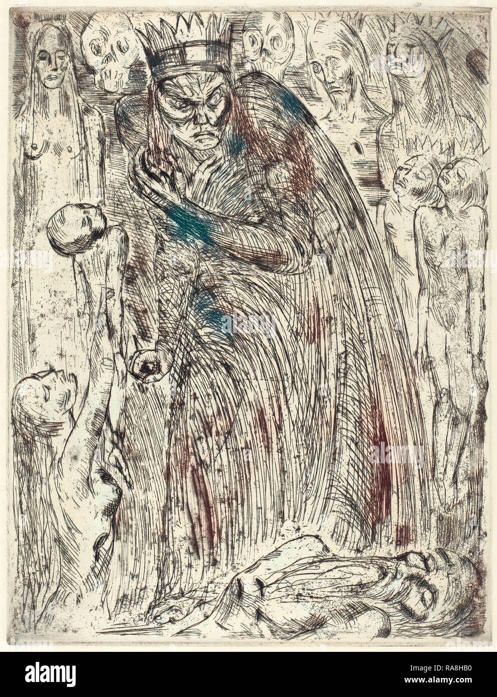 Wilhelm Lehmbruck, Macbeth V (The Vision of Lady Macbeth), German, 1881 ...