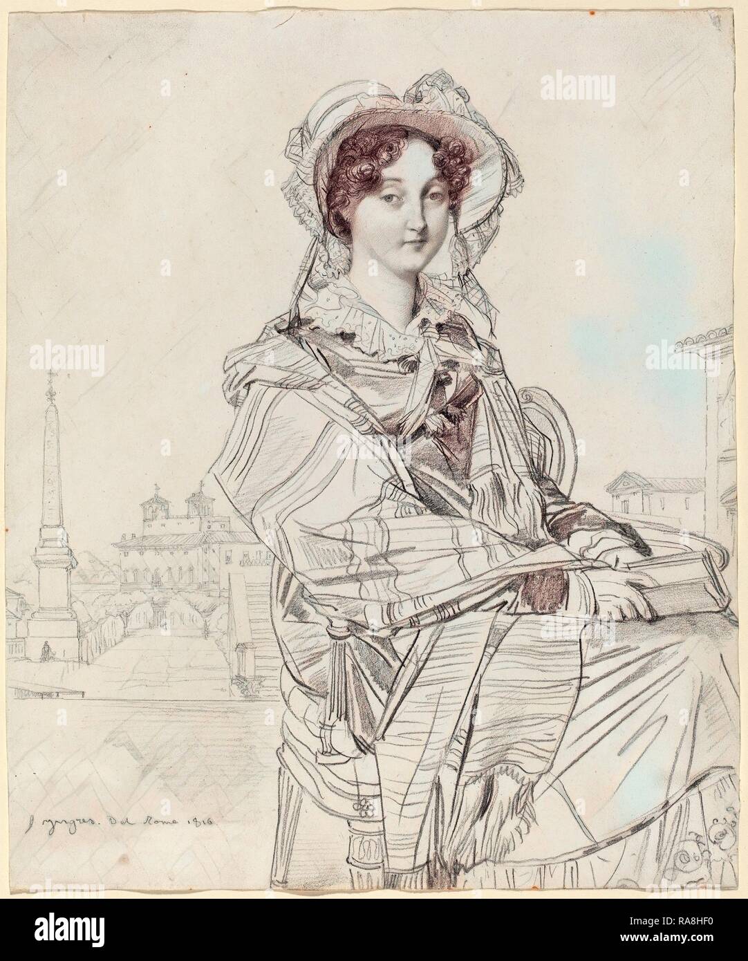 Jean-Auguste-Dominique Ingres (French, 1780 - 1867), Mrs. Charles ...