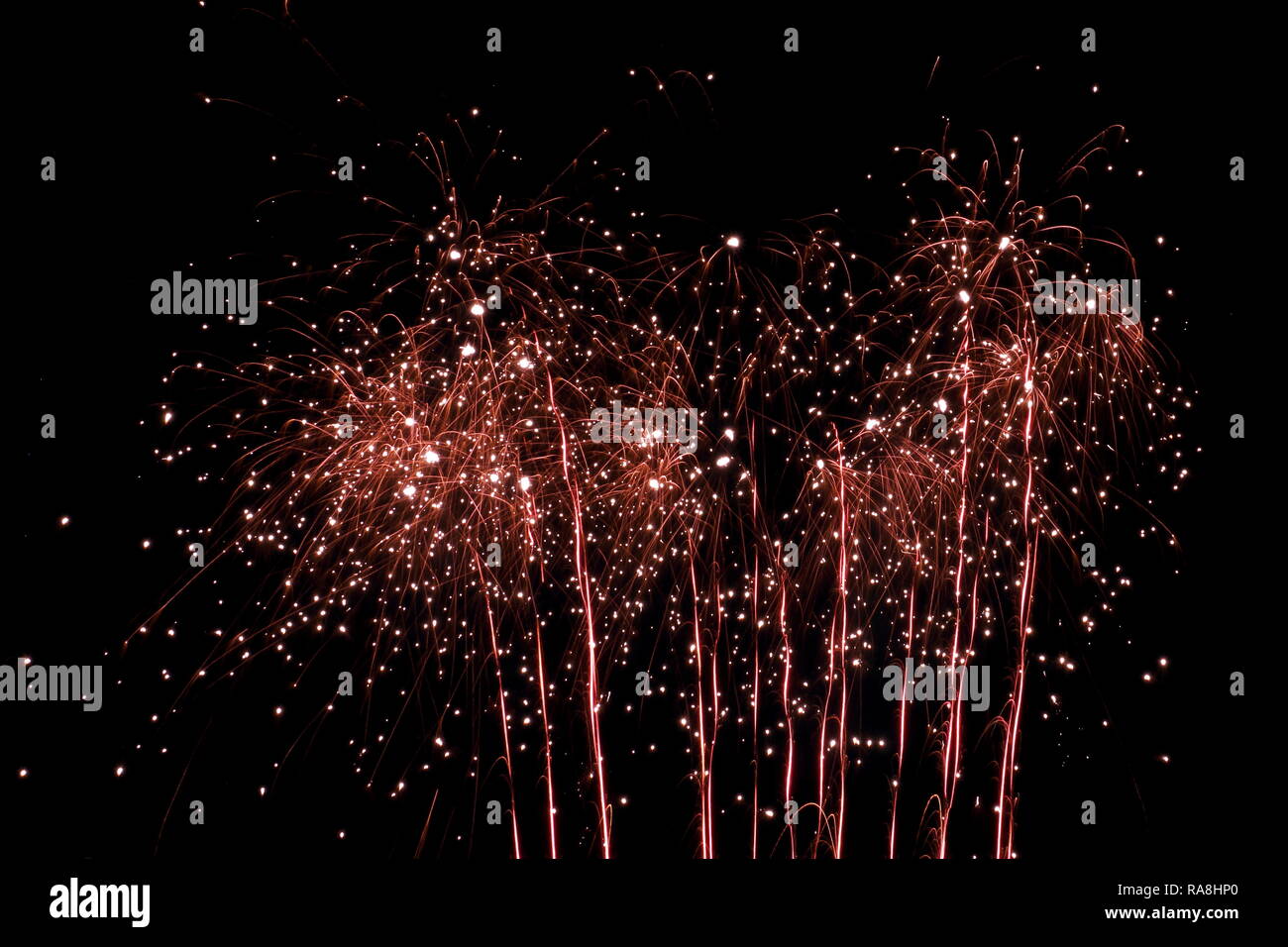 Fireworks at New year's eve in the Netherlands Stock Photo - Alamy