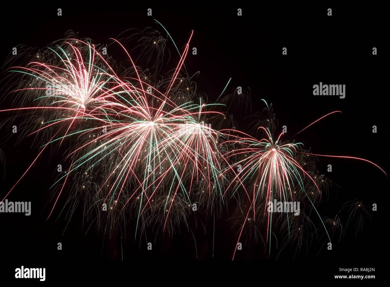 Fireworks at New year's eve in the Netherlands Stock Photo - Alamy