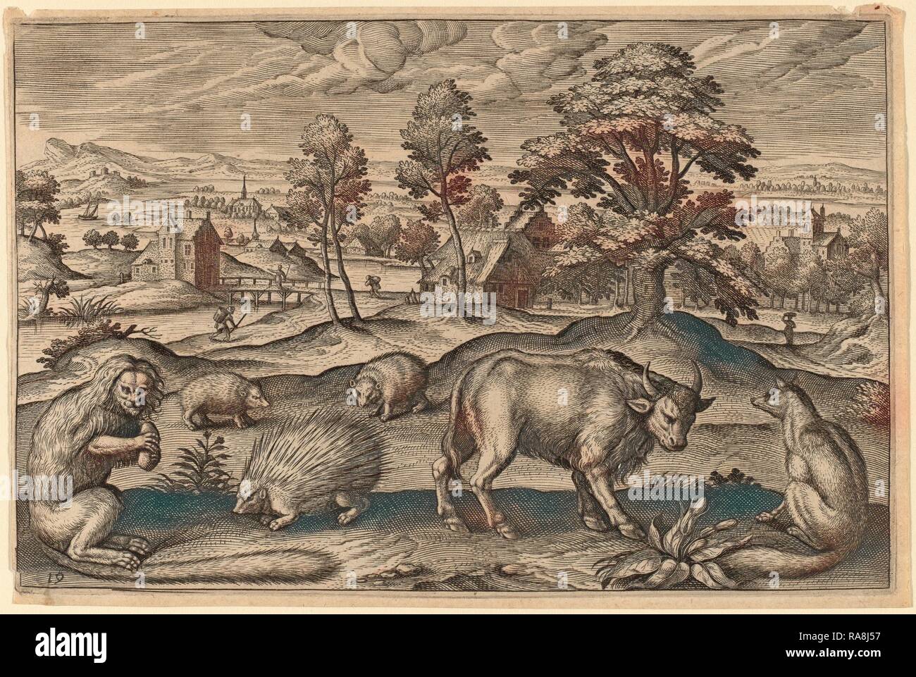 Adriaen Collaert (Flemish, c. 1560 - 1618), Animalium Quadrupedum ...