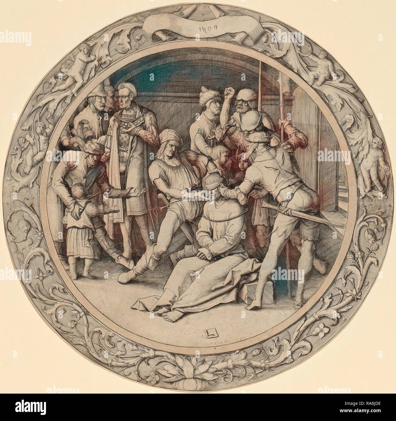 Lucas van Leyden (Netherlandish, 1489-1494 - 1533), The Scoffing of ...