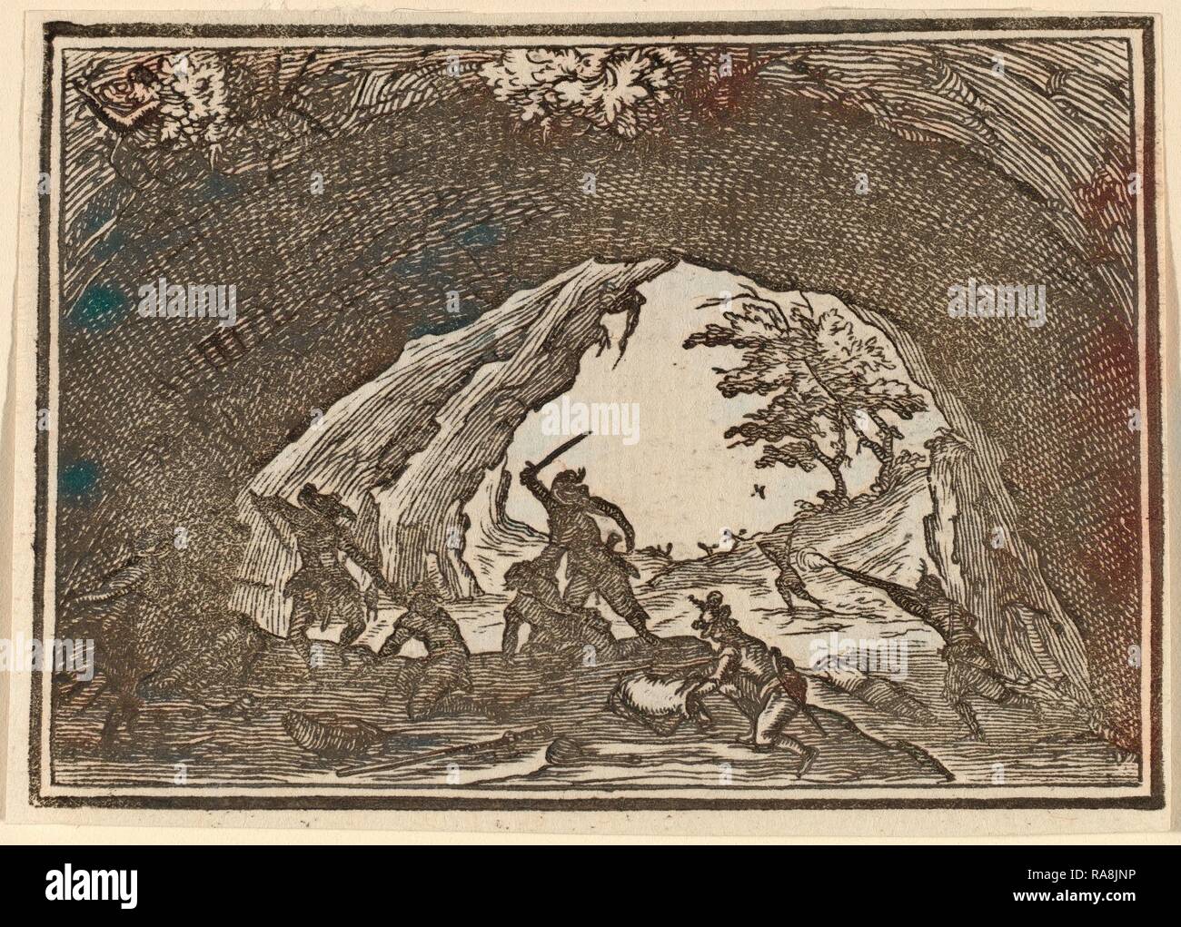 Edouard Eckman after Jacques Callot (Flemish, born c. 1600), Soldiers ...