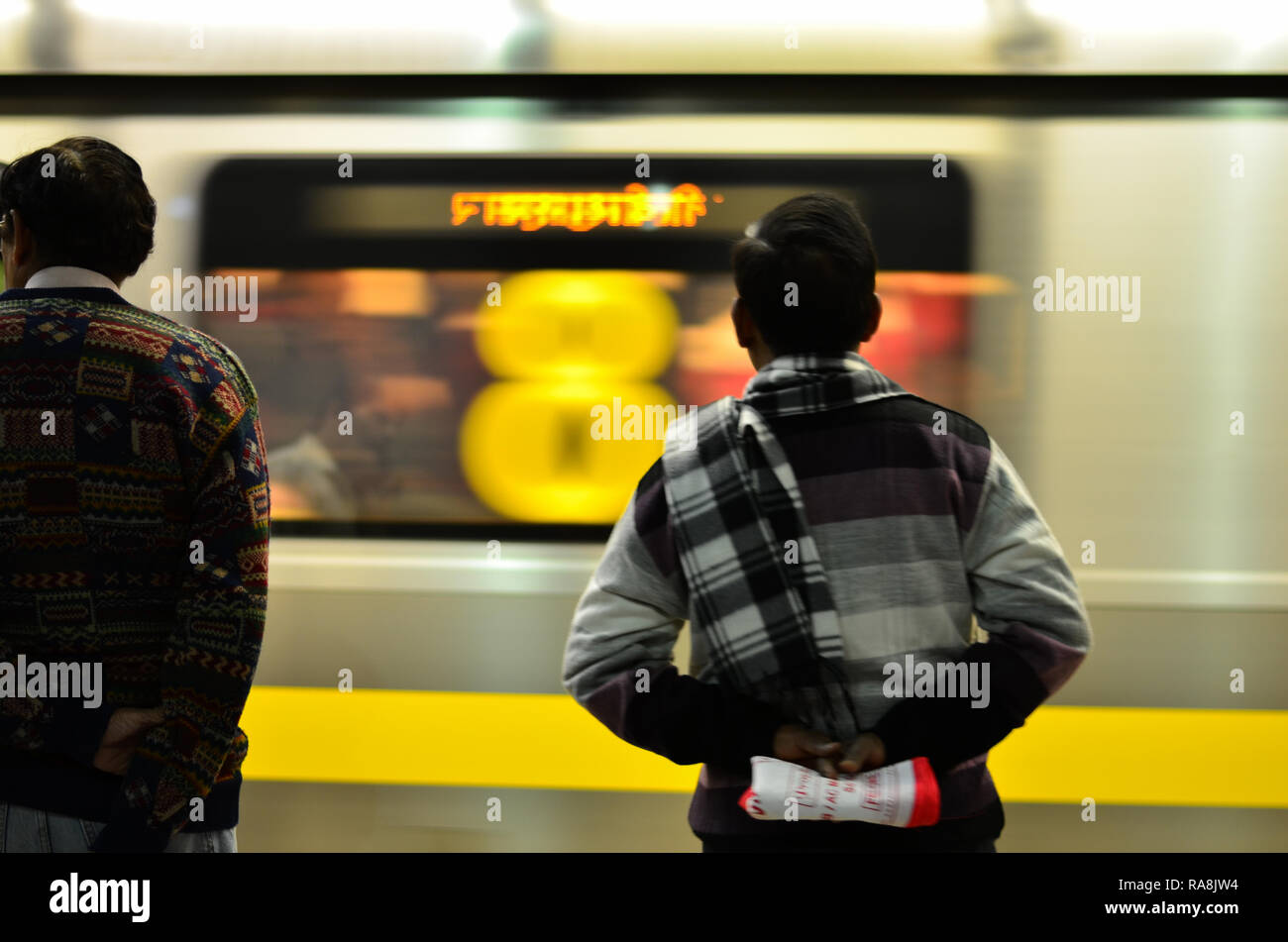 Hyderabad indian platform railroad hi-res stock photography and images ...