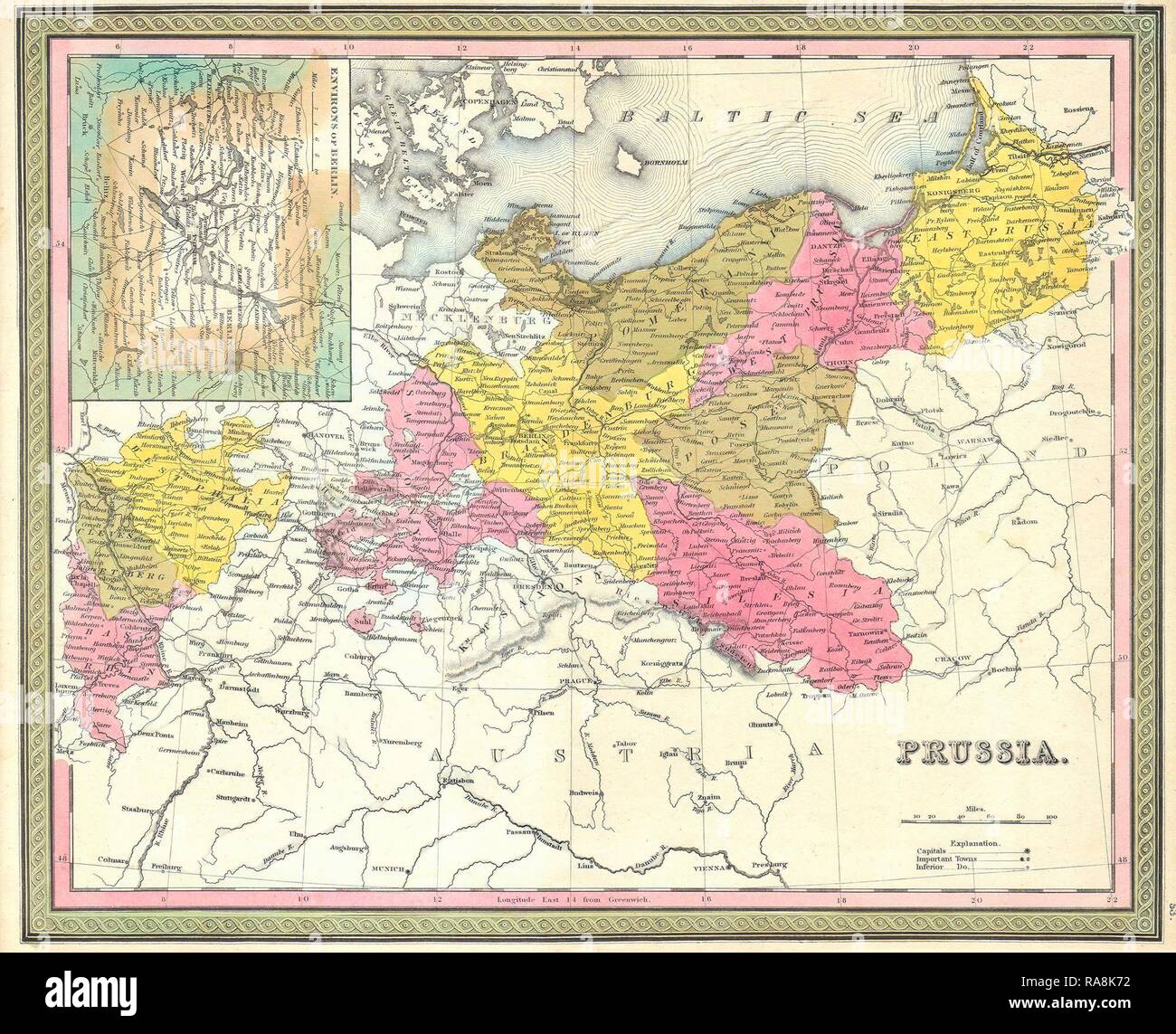 Prussia Map High Resolution Stock Photography and Images - Alamy
