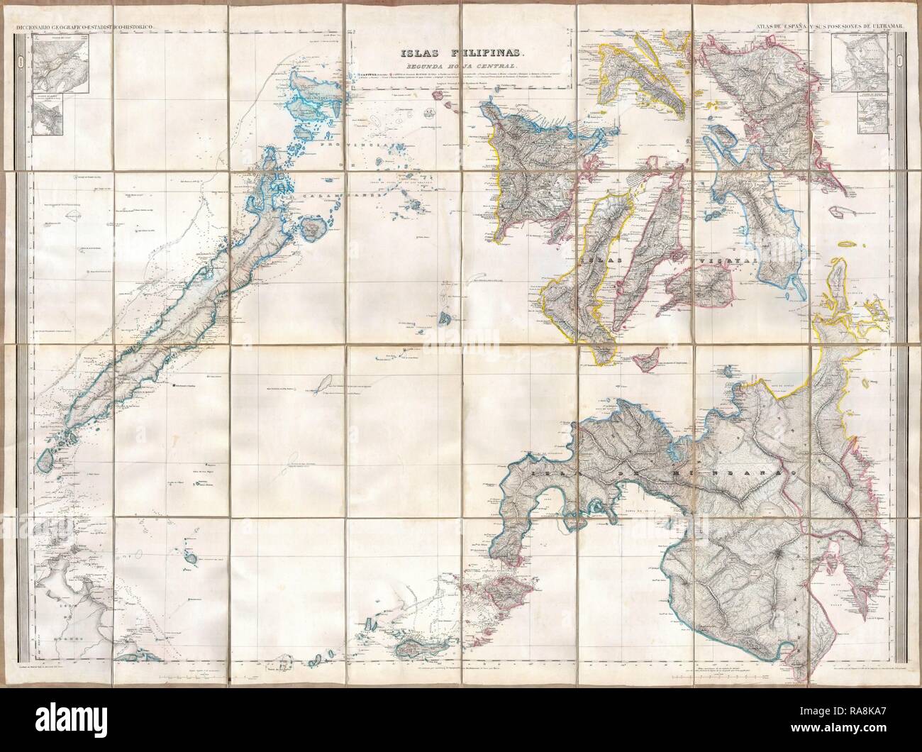 Morata map of the southern philippines hi-res stock photography and ...