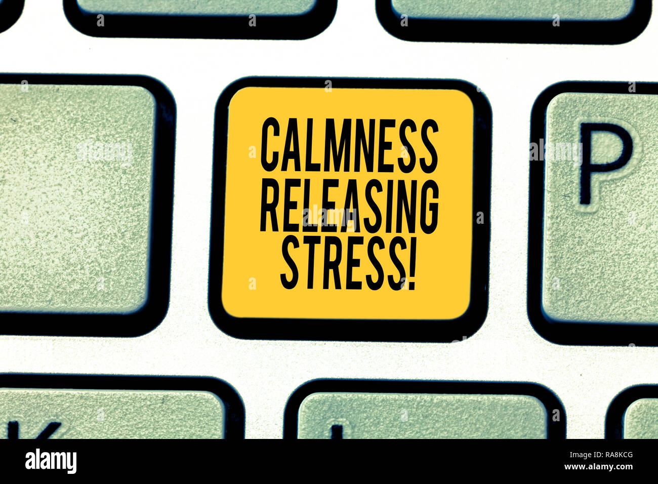 Handwriting text writing Calmness Releasing Stress. Concept meaning ... Handwriting text writing Calmness Releasing Stress. Concept meaning ...