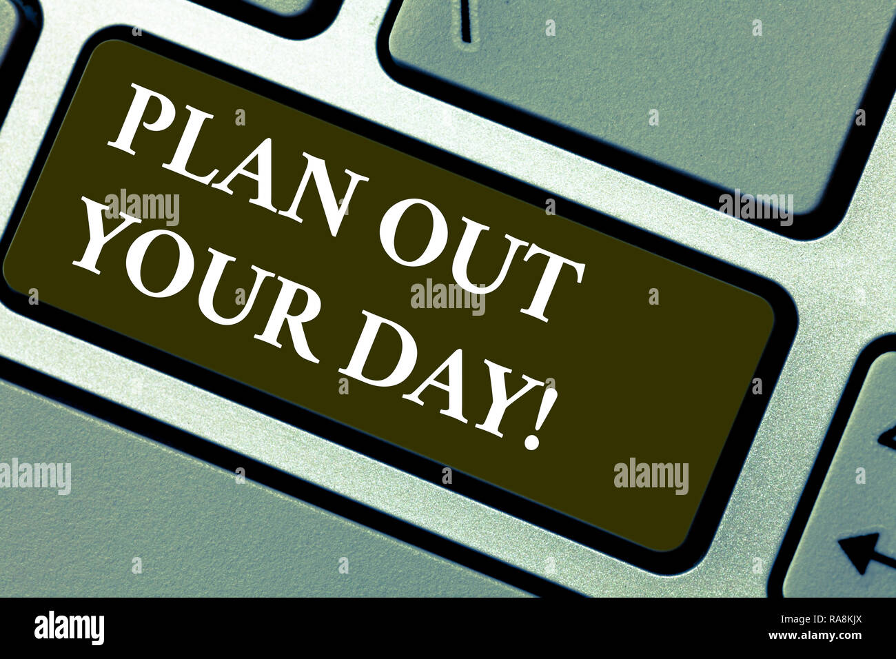 Word writing text Plan Out Your Day. Business concept for Make an ...