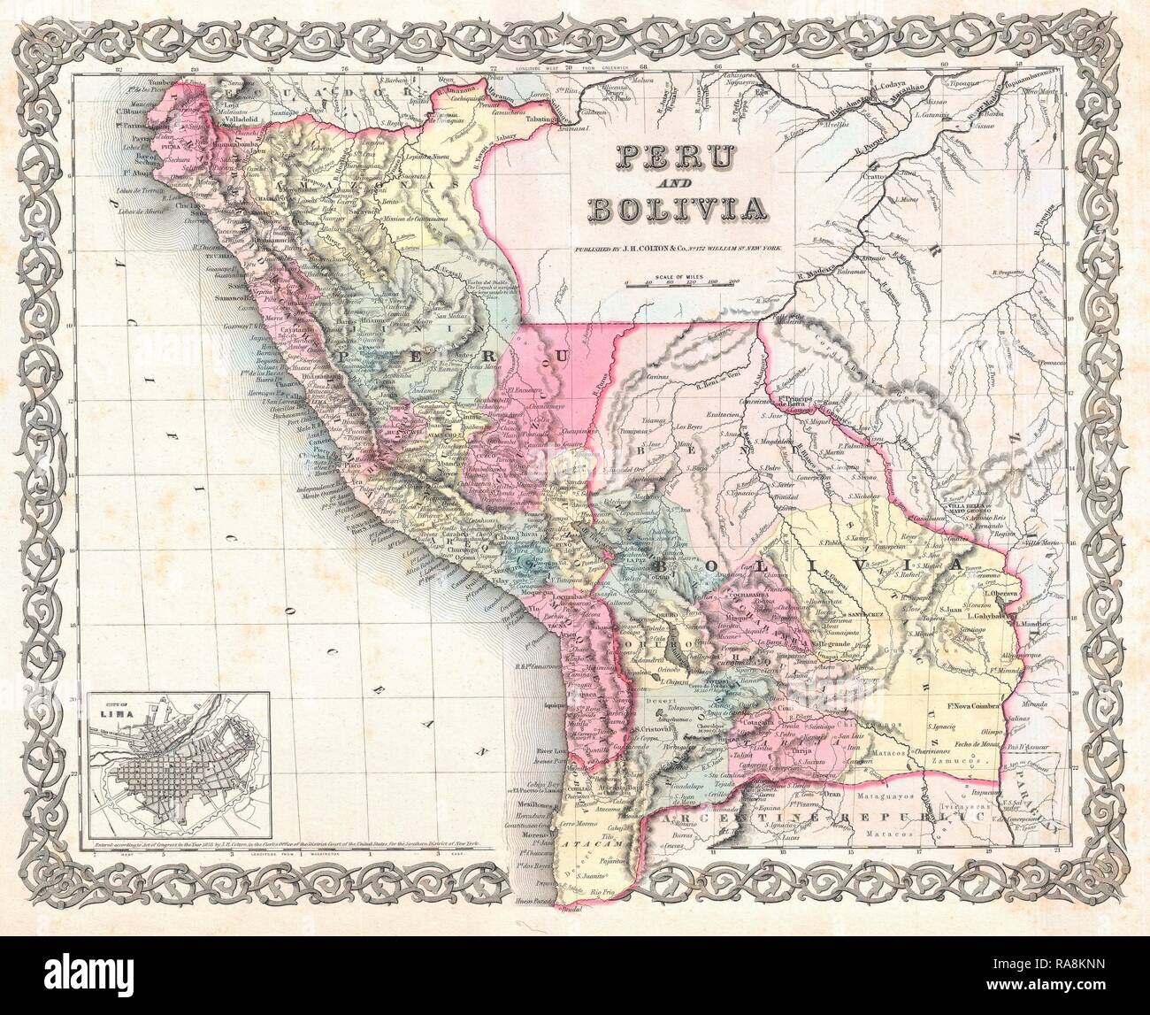 Historical bolivia map hi-res stock photography and images - Alamy