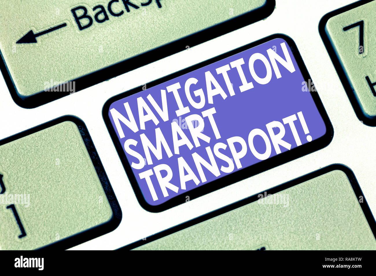 Word writing text Navigation Smart Transport. Business concept for ...