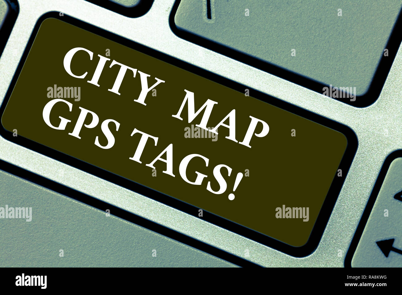 Word writing text City Map Gps Tags. Business concept for Global ...