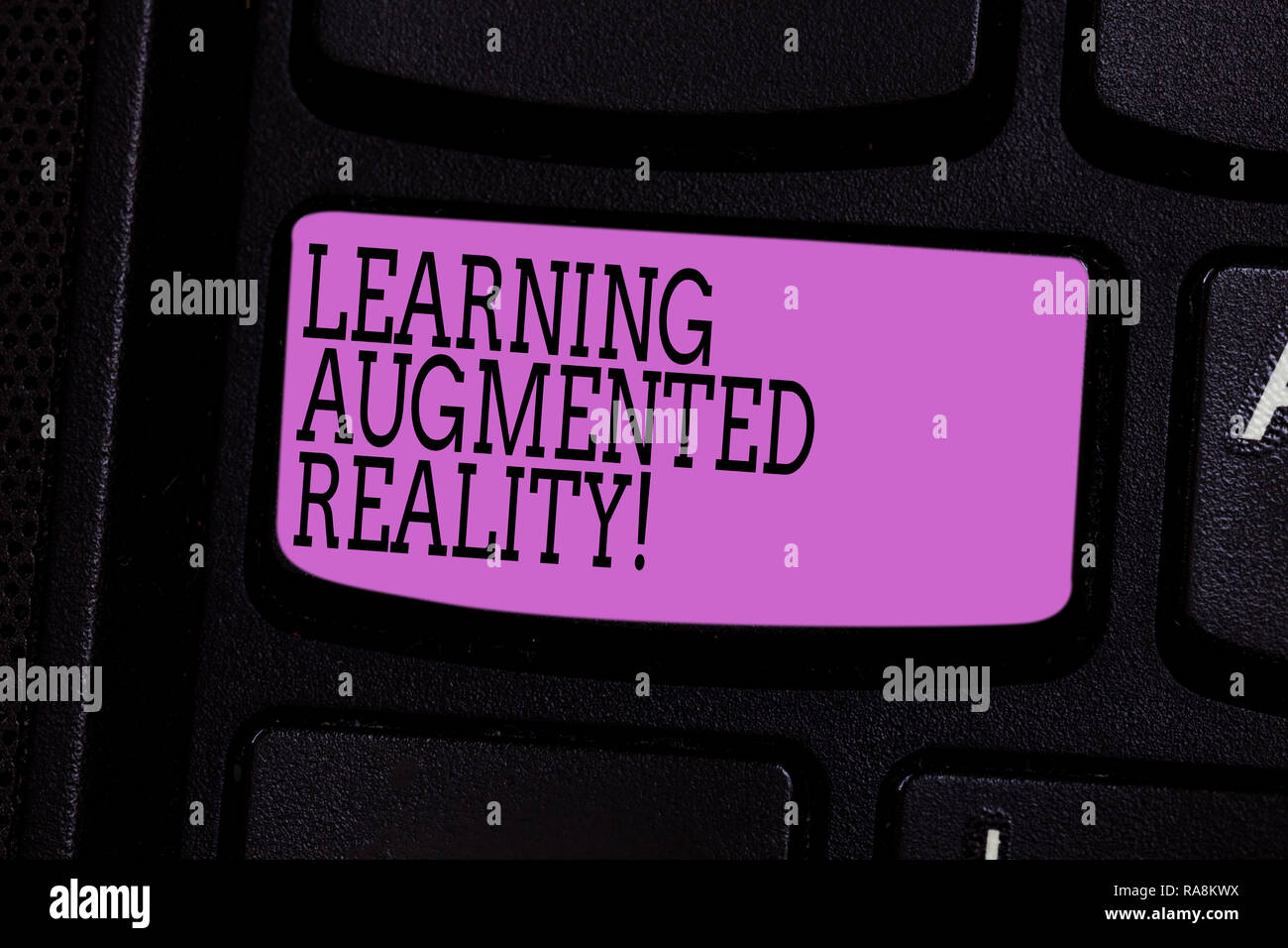 Word writing text Learning Augmented Reality. Business concept for ...