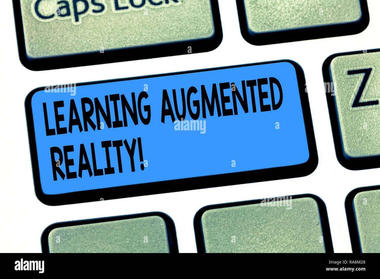Word writing text Learning Augmented Reality. Business concept for ...