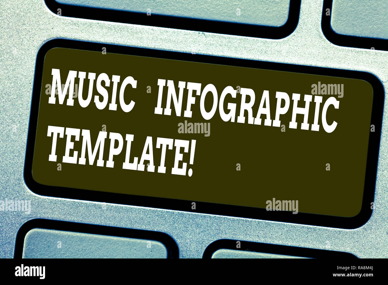 Word writing text Music Infographic Template. Business concept for ...