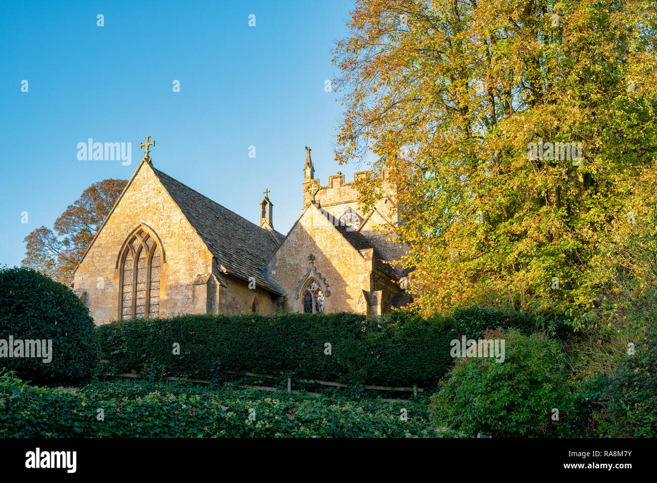 Upper slaughter church uk hi-res stock photography and images - Alamy