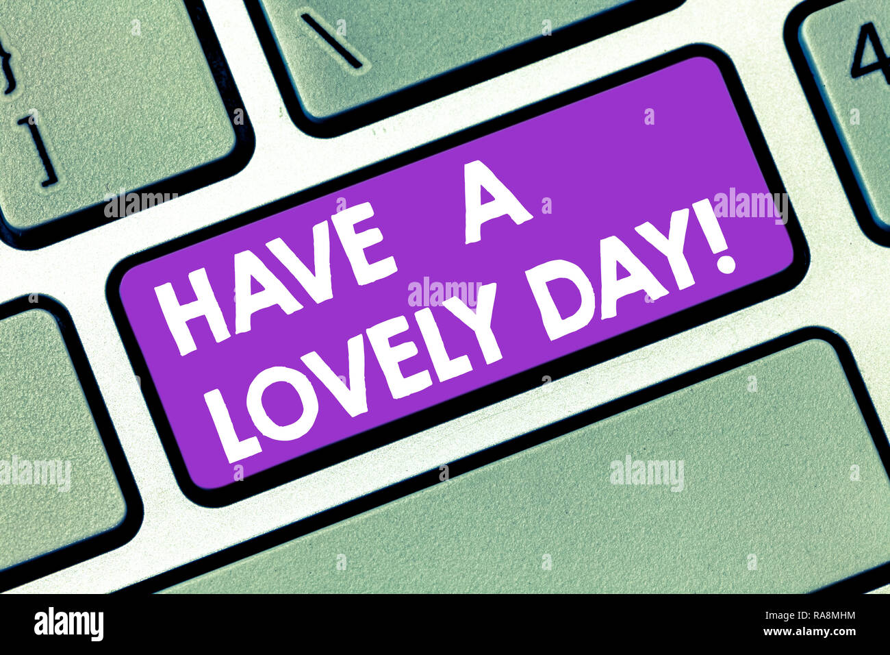 Handwriting text Have A Lovely Day. Concept meaning Best wishes for you ...