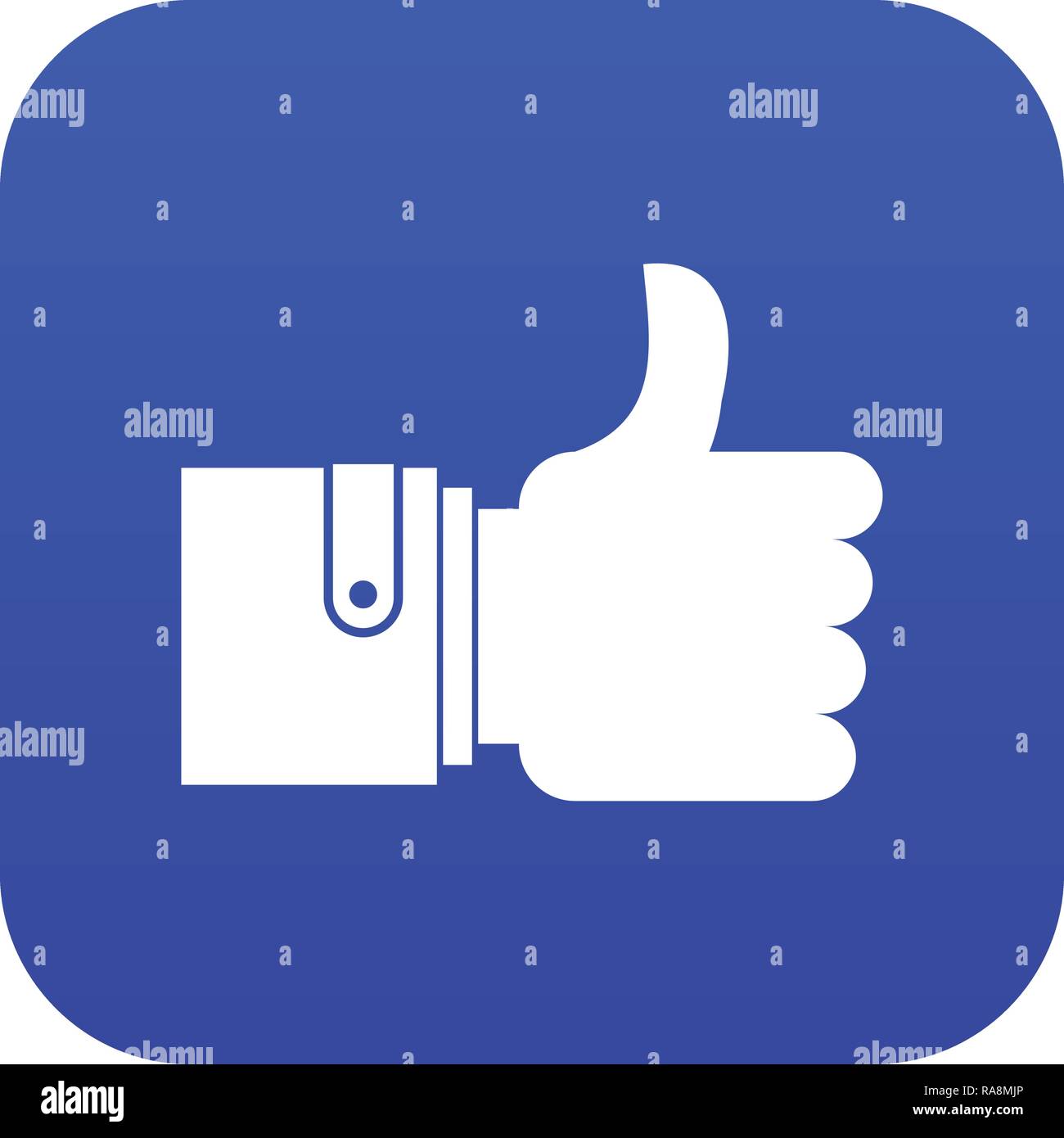 Like icon digital blue Stock Vector Image & Art - Alamy
