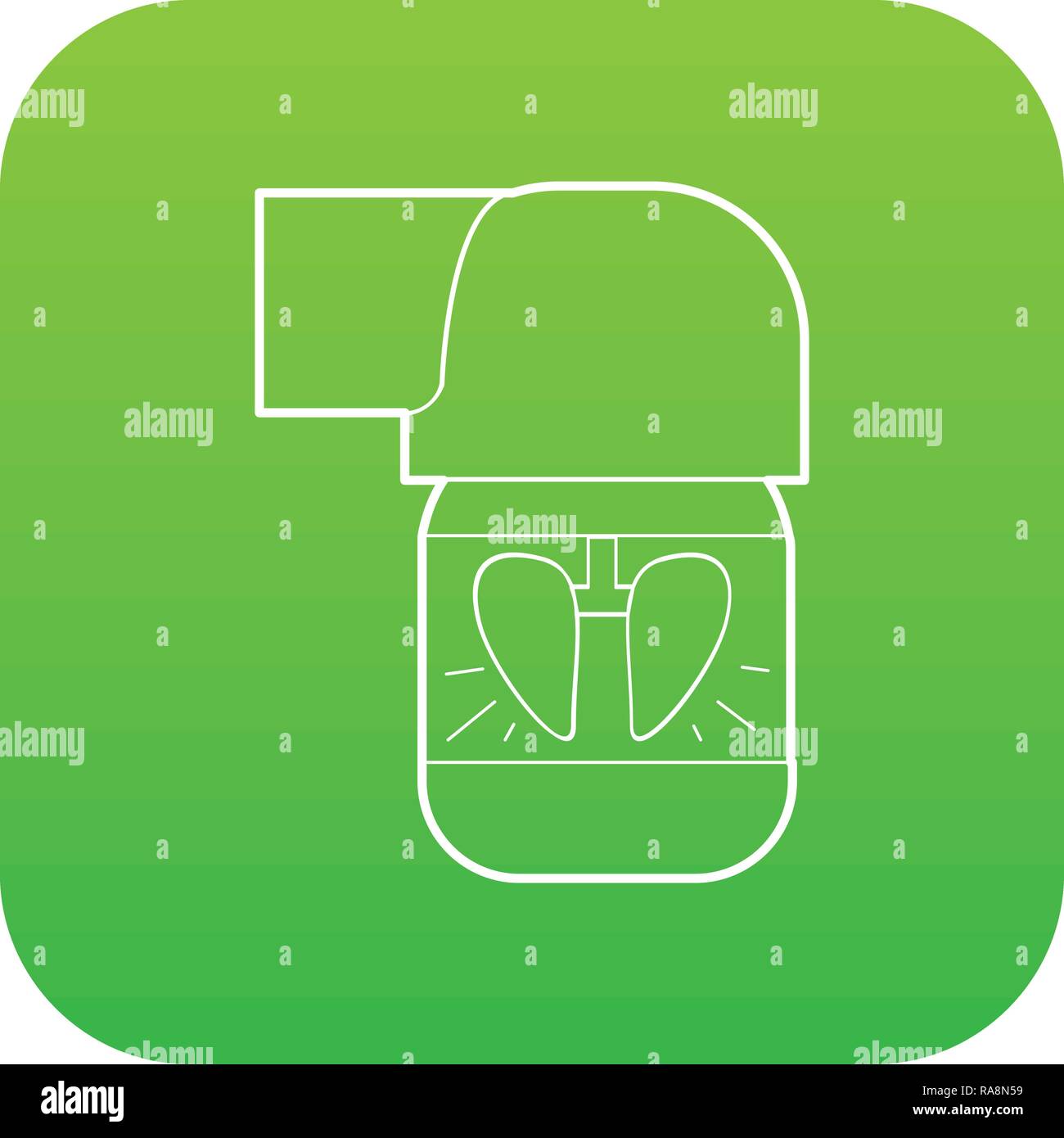 Bronchitis chronic anatomy Stock Vector Images - Alamy