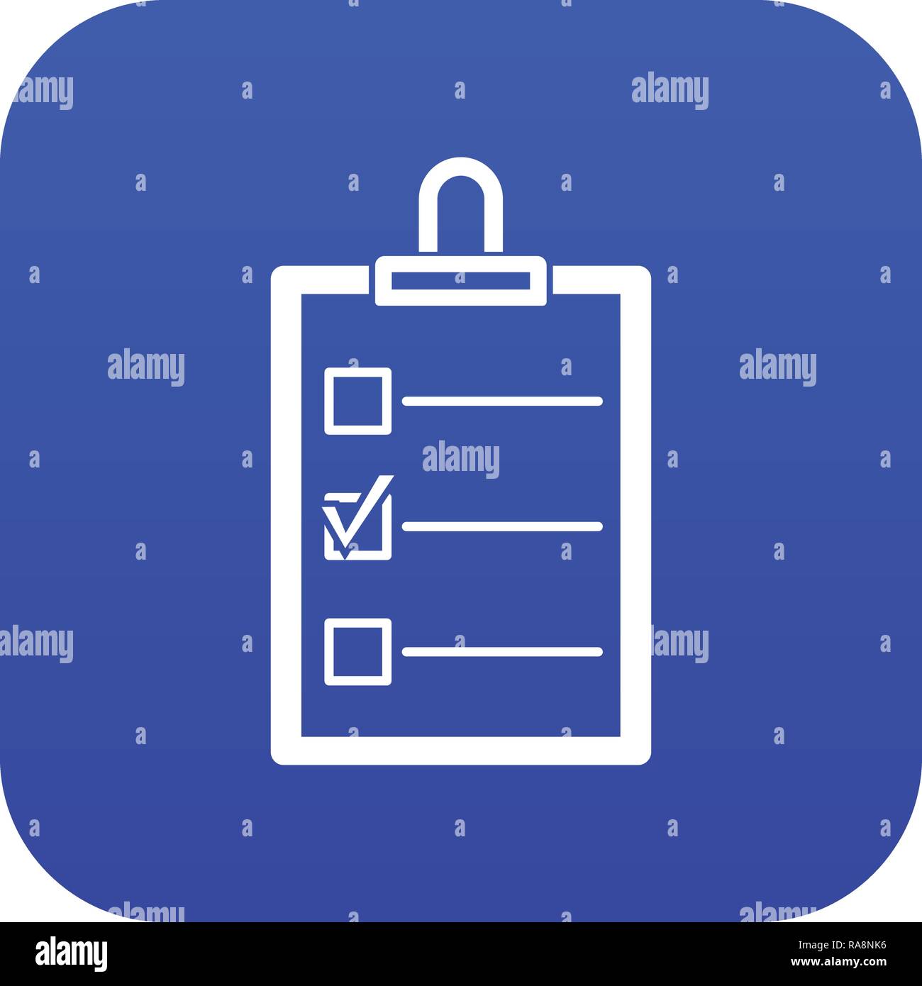 To do list icon digital blue Stock Vector Image & Art - Alamy