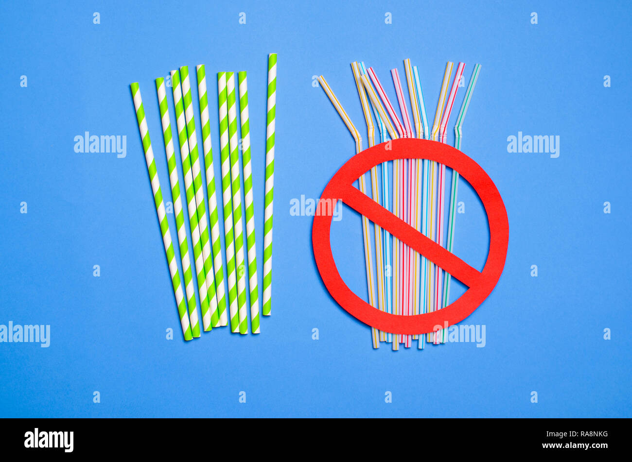 Say No to Plastic Straws, Paper and Plastic Straws, Plastic Pollution ...