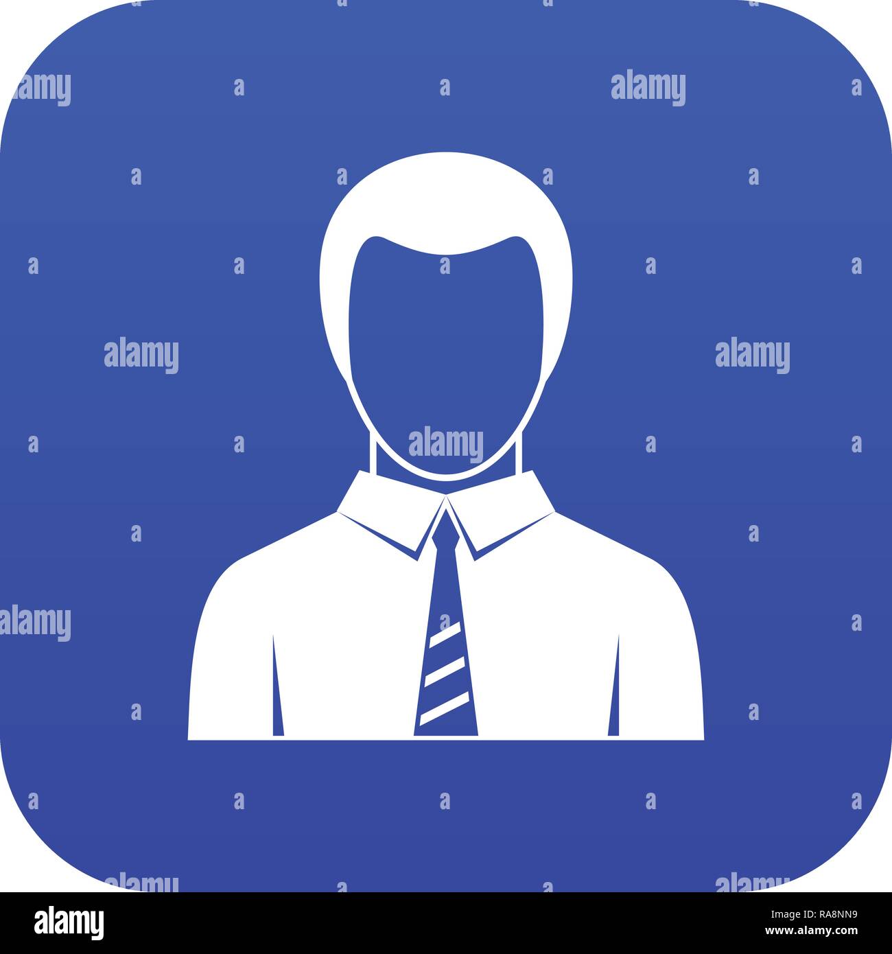 Businessman icon digital blue Stock Vector Image & Art - Alamy