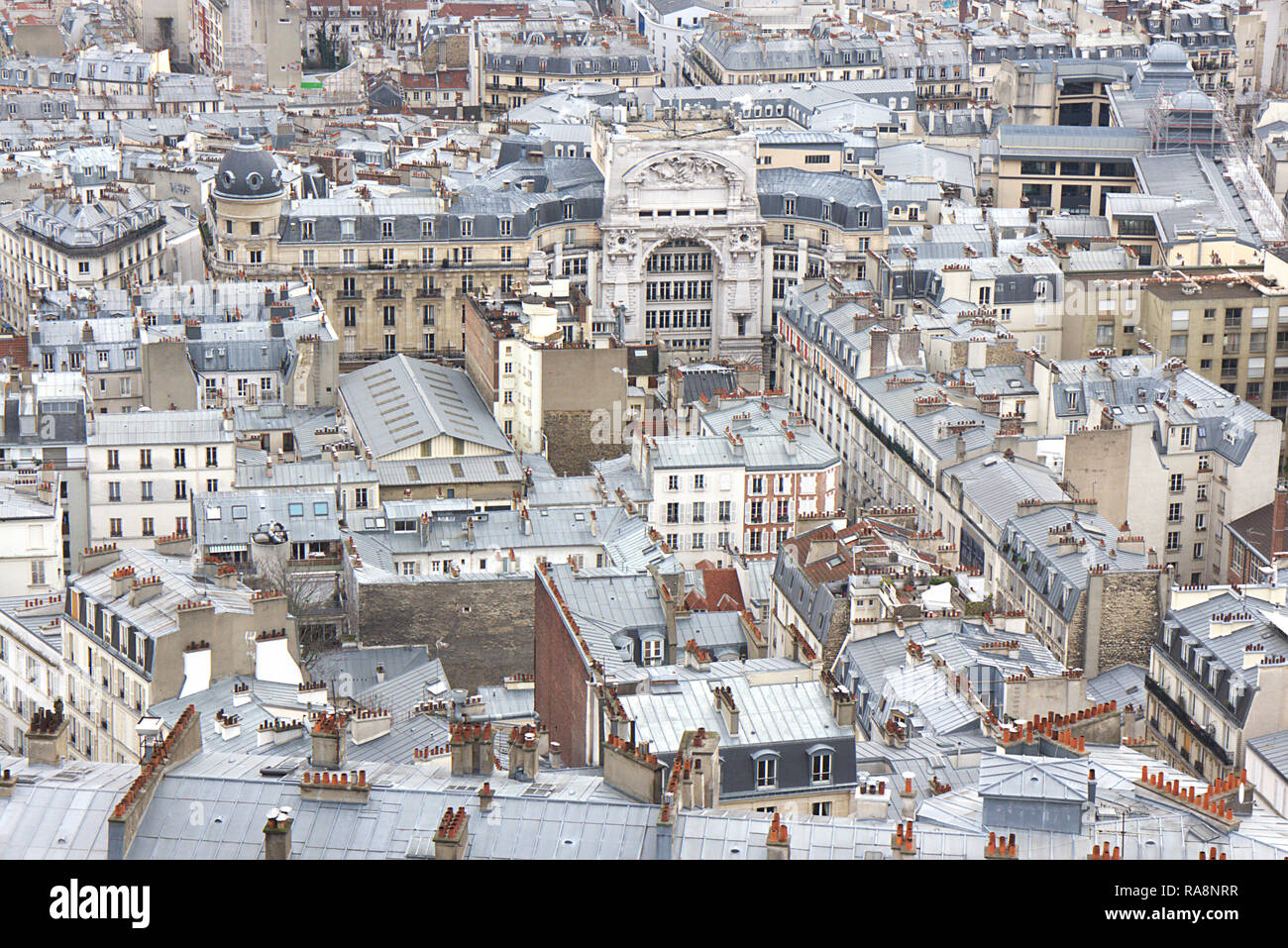 View over Paris, roofs, France Stock Photo - Alamy