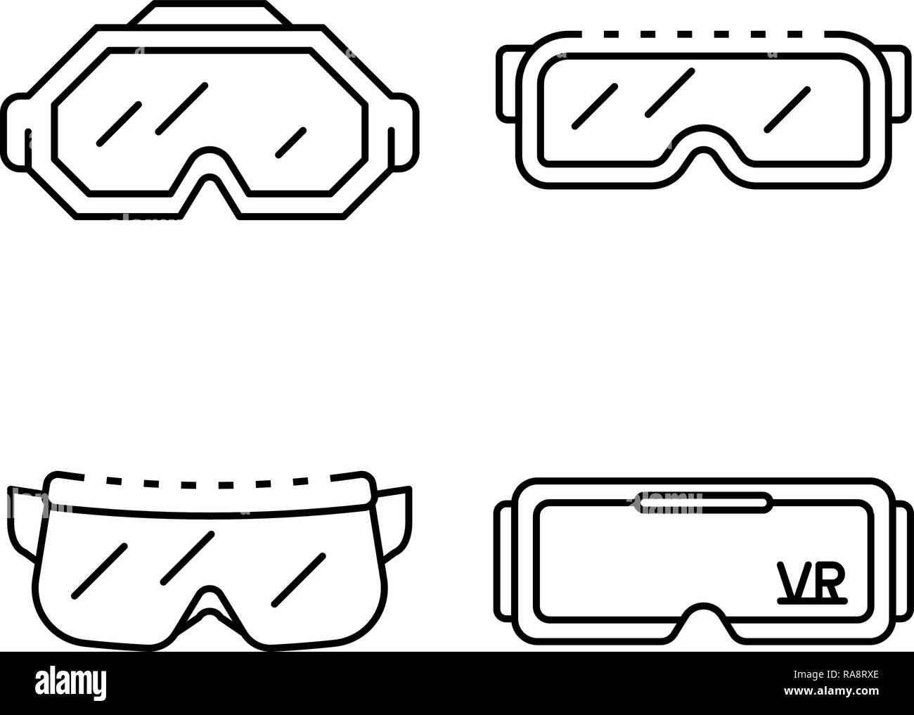 Steampunk goggles Stock Vector Images - Alamy