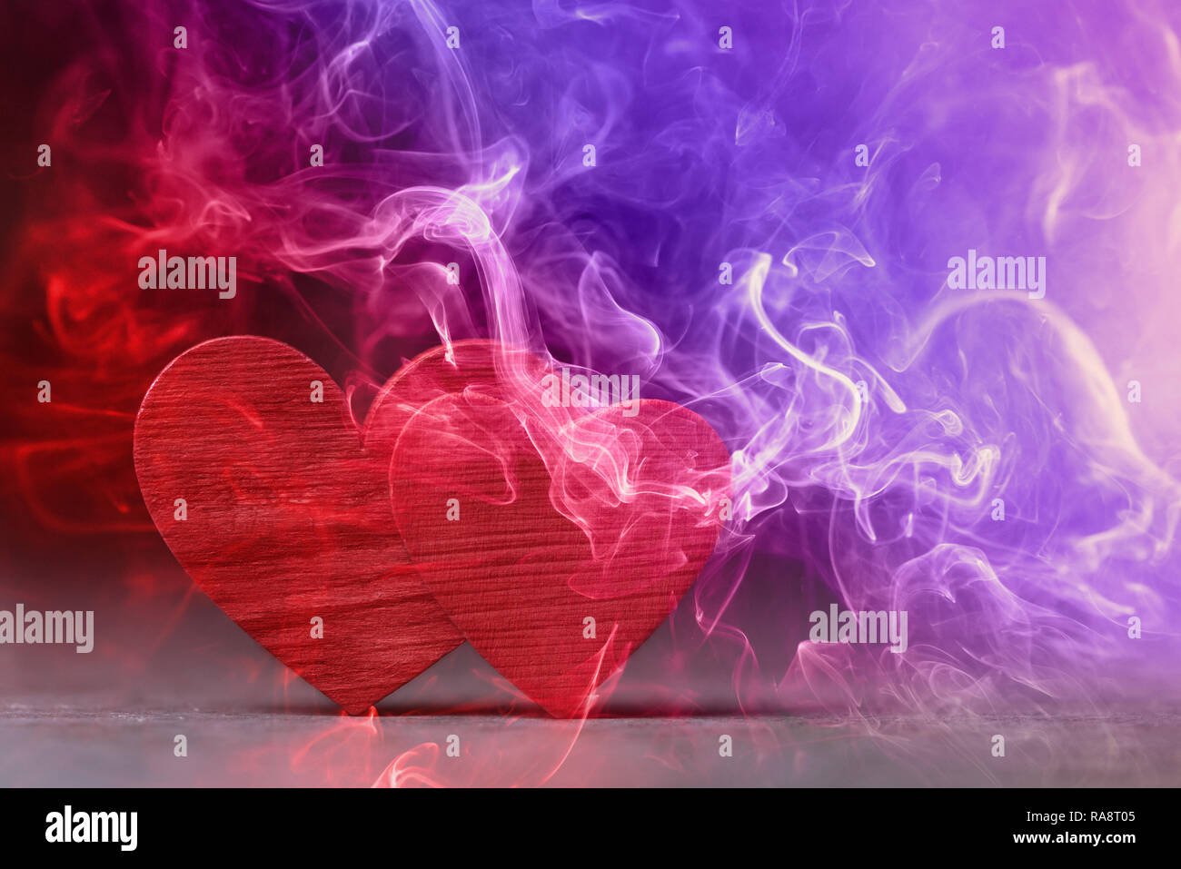 Colorful Smoke Heart